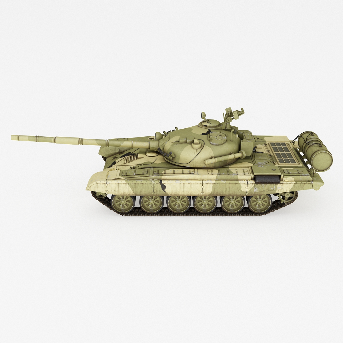 3d obj soviet union t-72 main