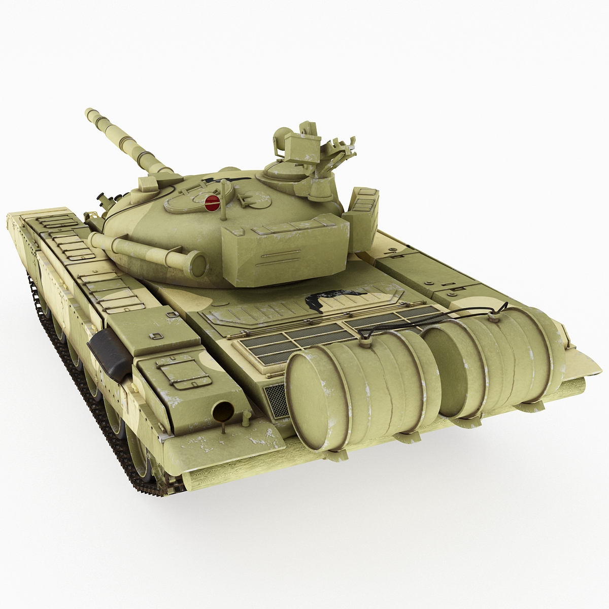 3d obj soviet union t-72 main