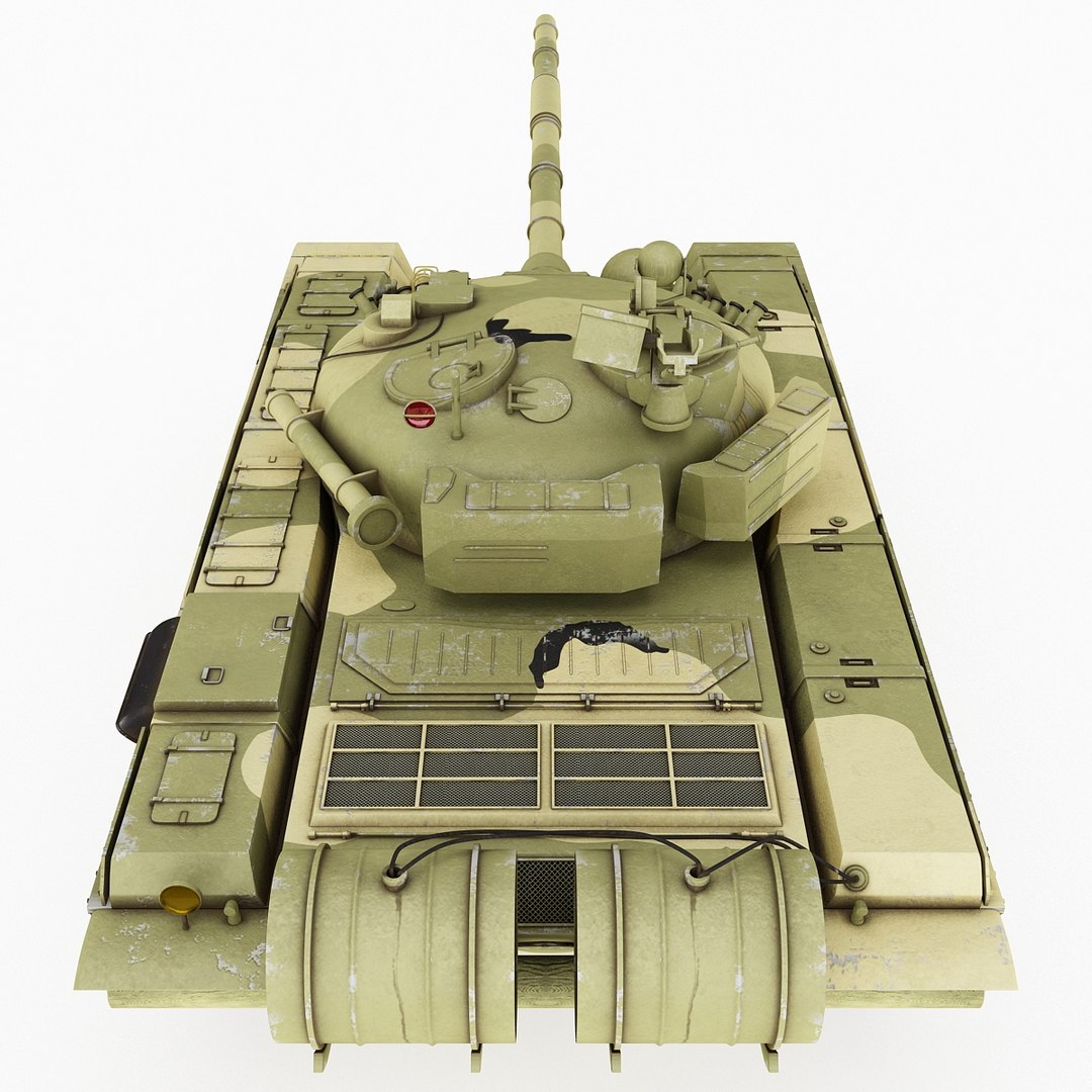 3d Obj Soviet Union T-72 Main