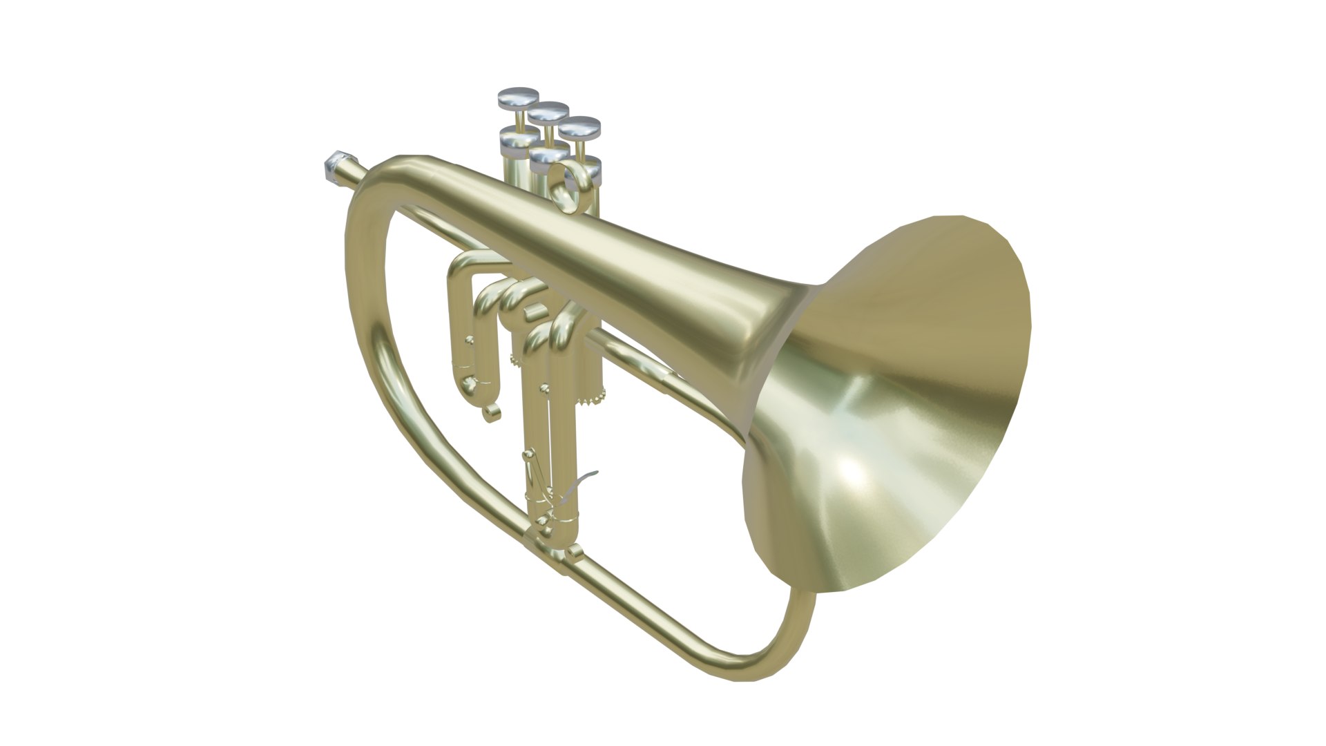 Flugelhorn 3D Model - TurboSquid 1999653