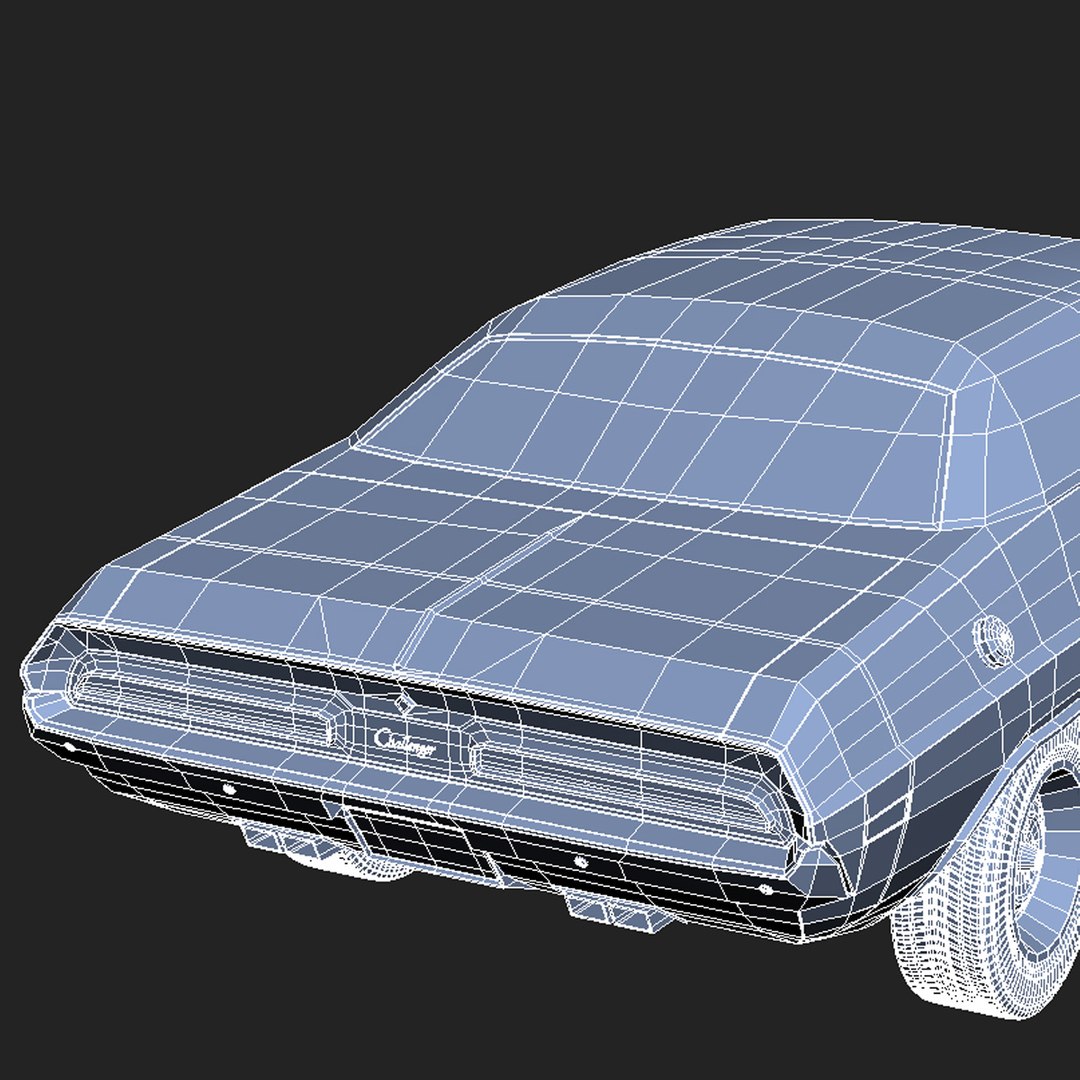 Dodge Challenger 3d Model