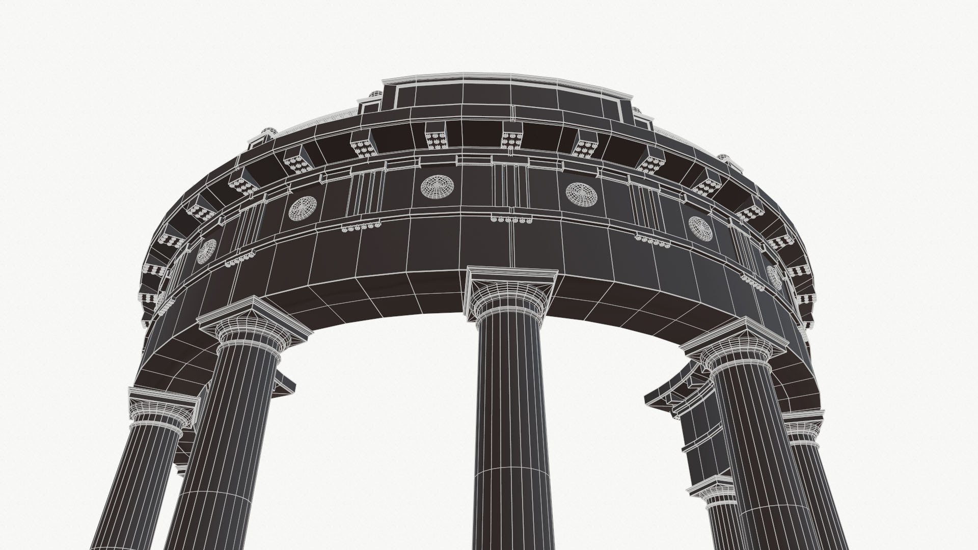 3D Rotunda Greek Order Model - TurboSquid 2072920