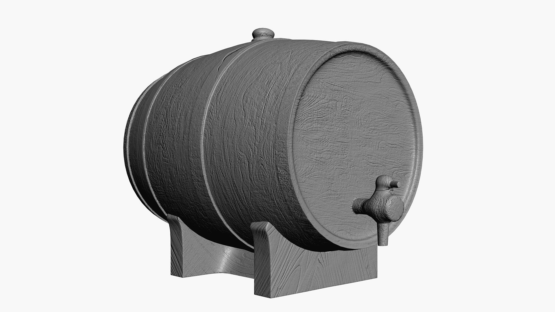 Whiskey Barrel 3D Model - TurboSquid 2113631