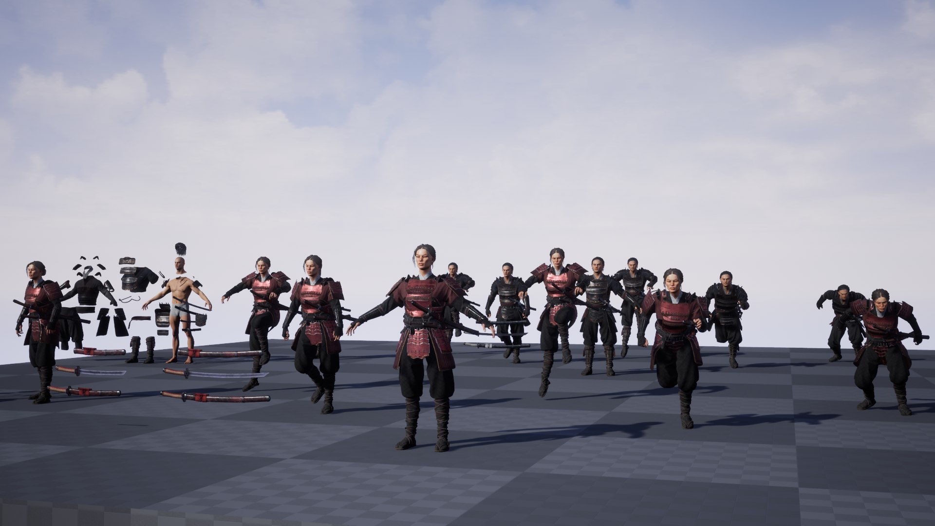 Samurai Pack 01 3D Model - TurboSquid 2280866