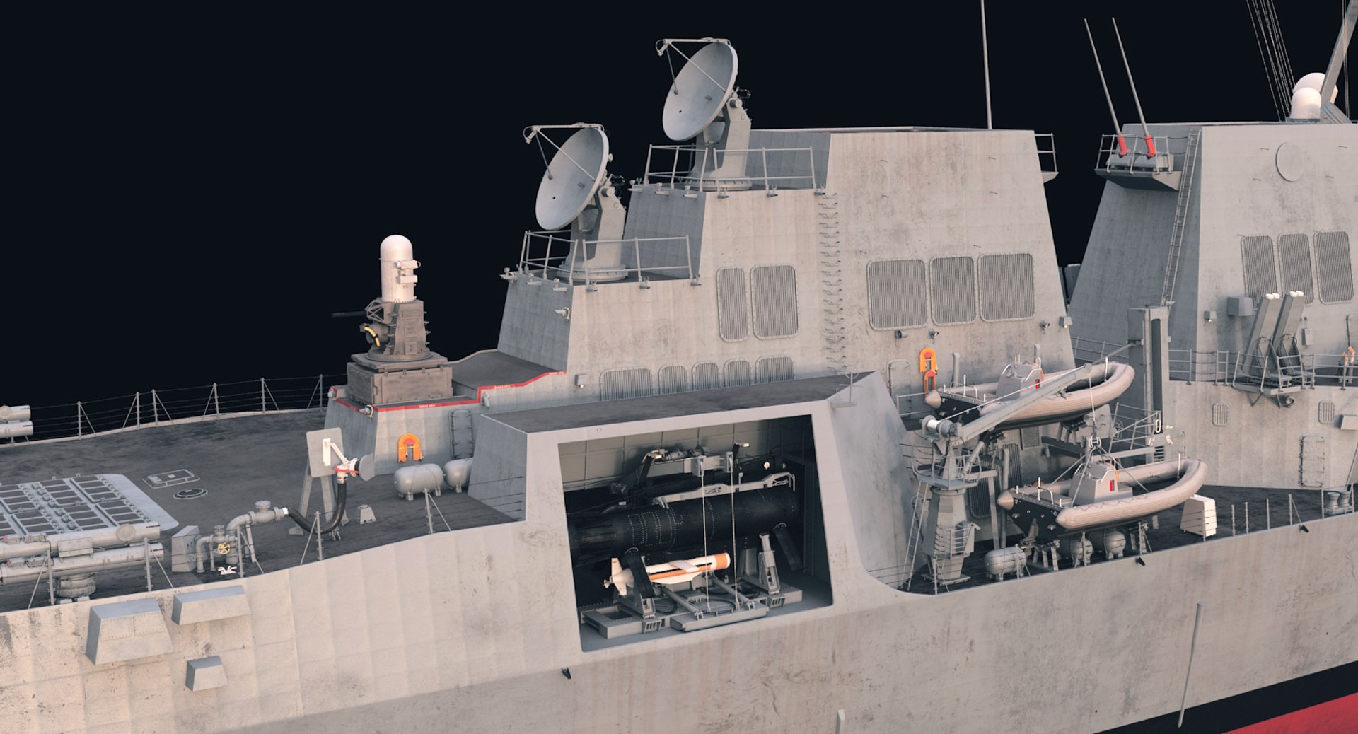 Uss Bainbridge 3d Model