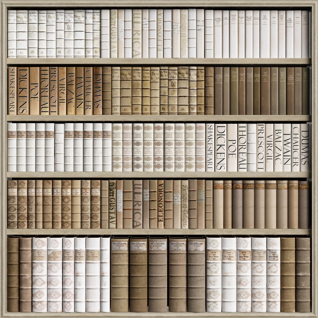 Classic Books 60 3D Model - TurboSquid 2243638