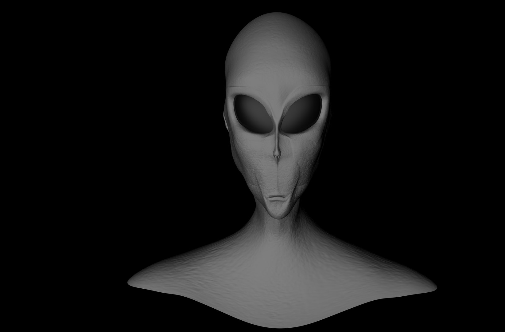 3d Model Of Alien Head