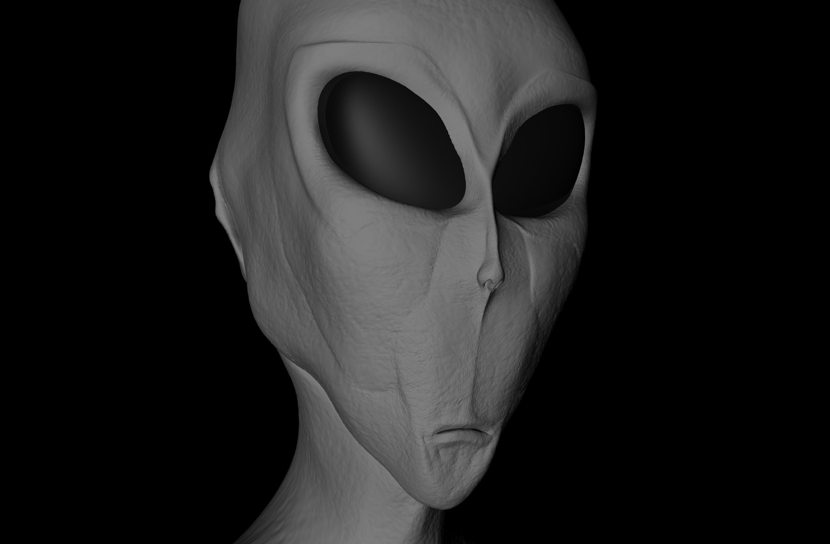 3d Model Of Alien Head