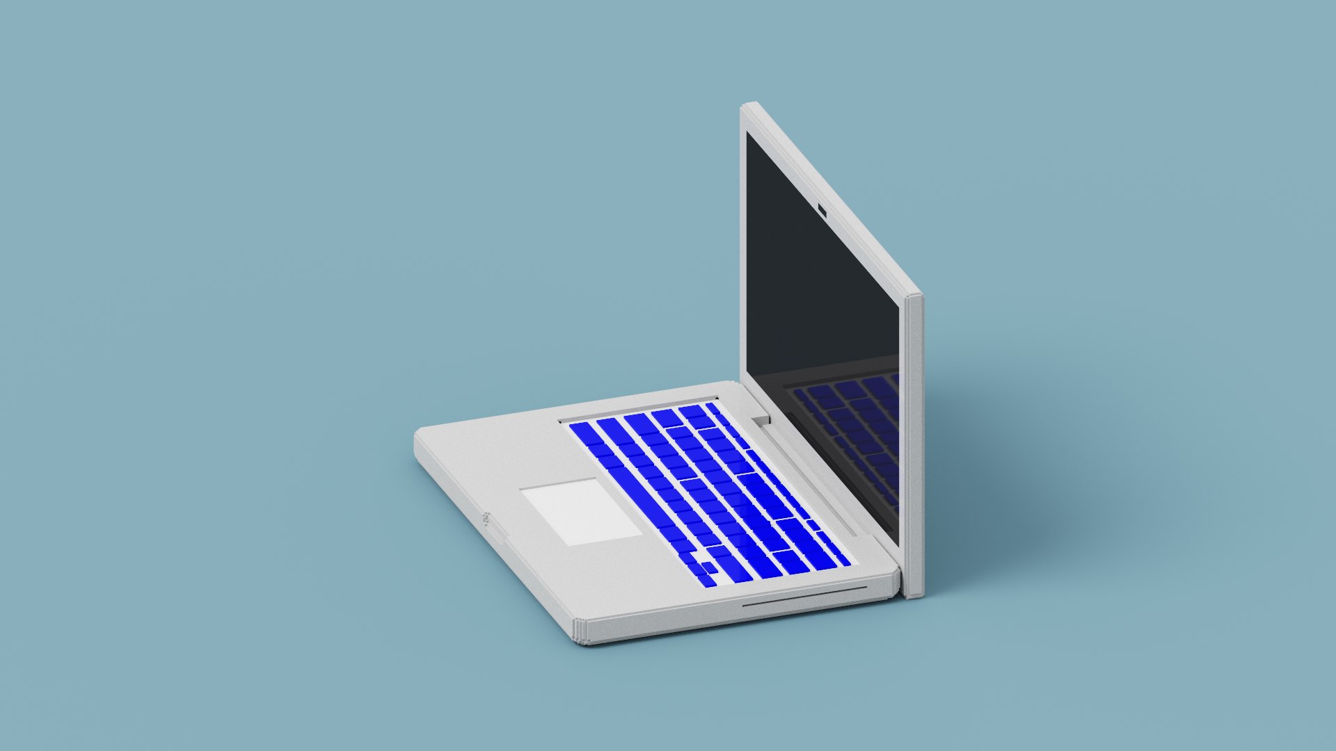3D Voxel Laptop Model - TurboSquid 1938441