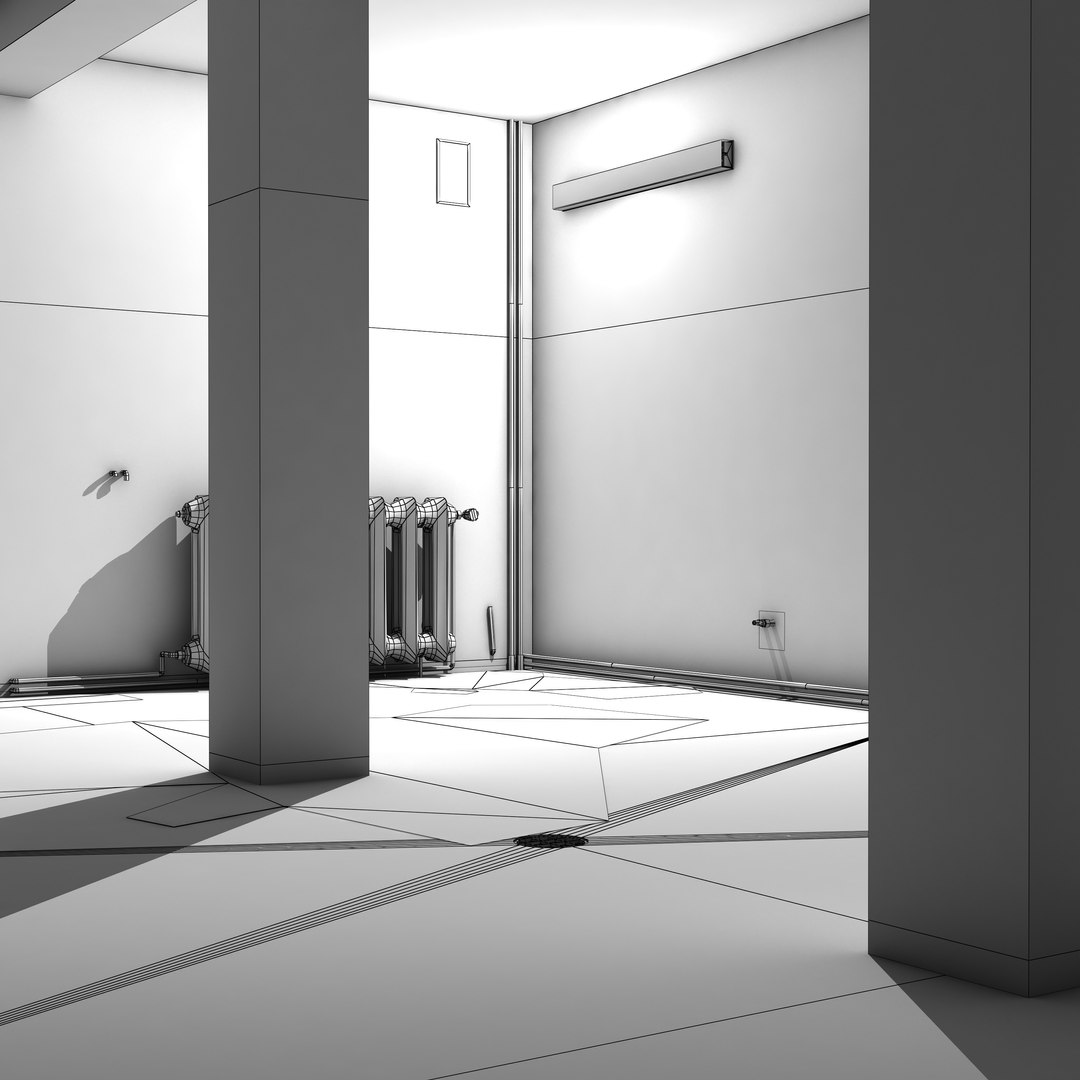 Room Interior Walls Tiles 3D - TurboSquid 1547120