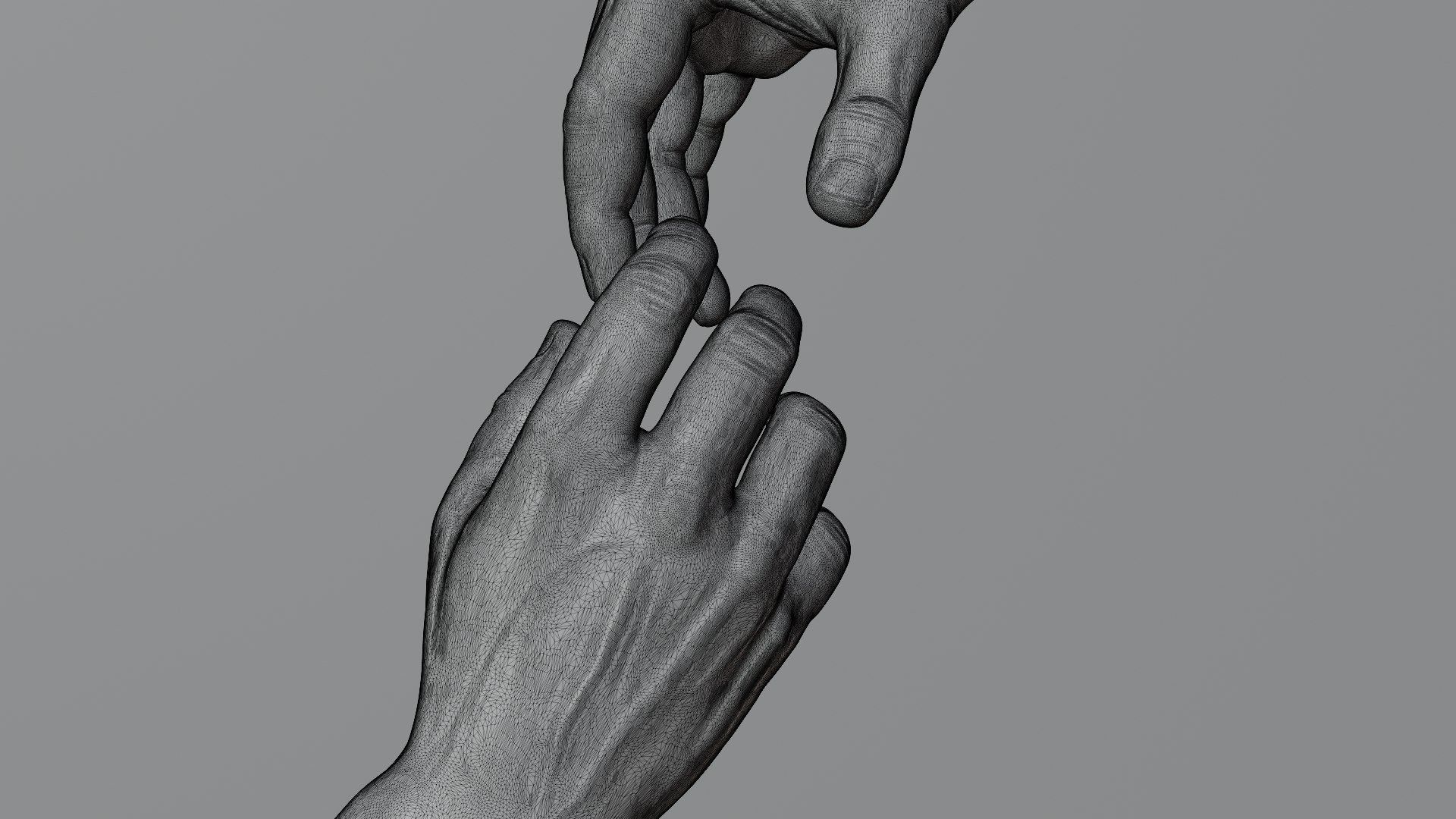 3D Abstract Loving Hands - TurboSquid 1734696