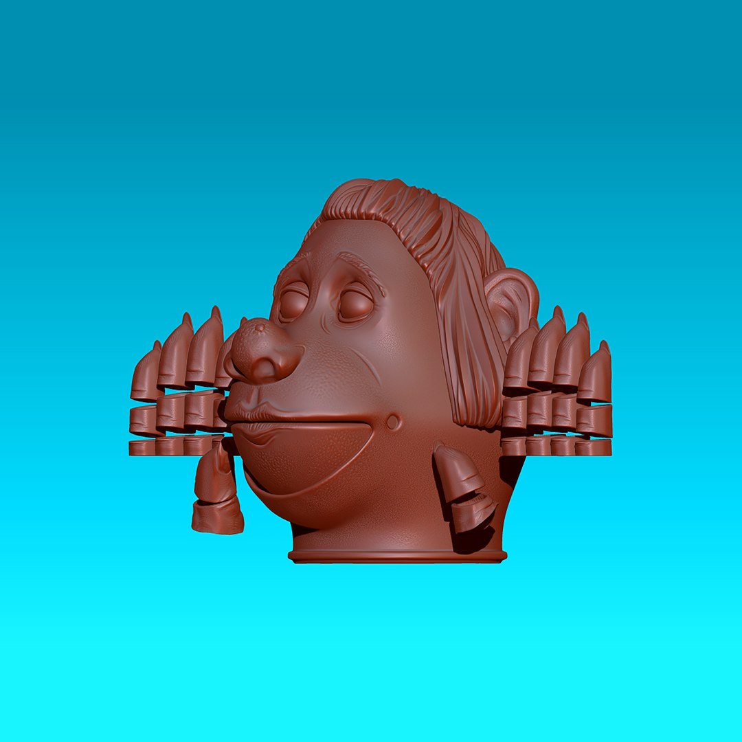 Titere bocon y 2 parpados - Mouth puppet and 2 eyelids model ...