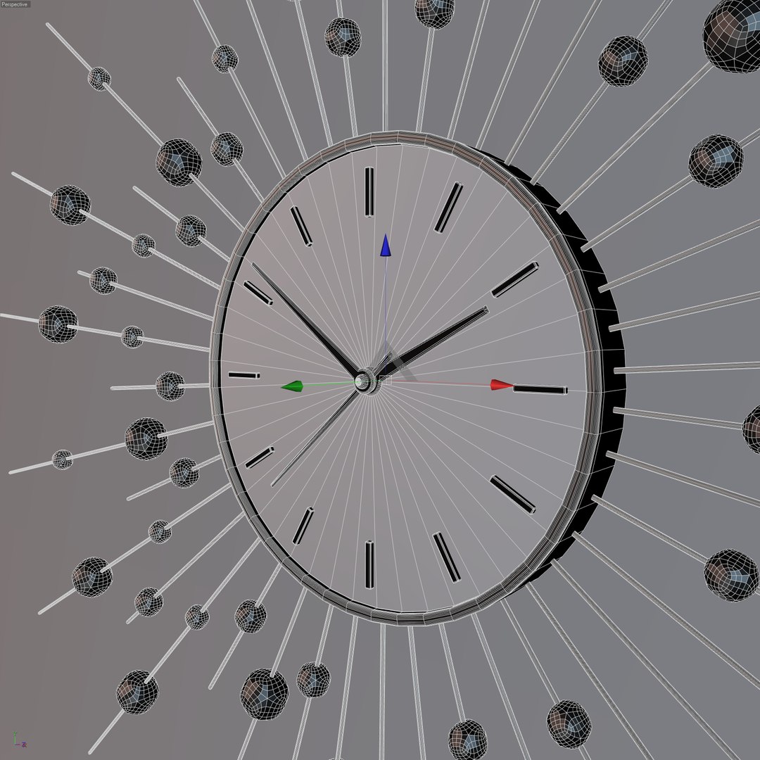 Free C4d Model Decorative Wall Clock