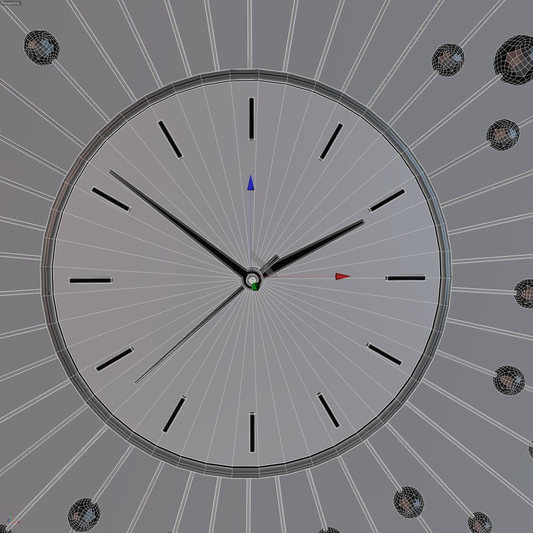 Free C4d Model Decorative Wall Clock