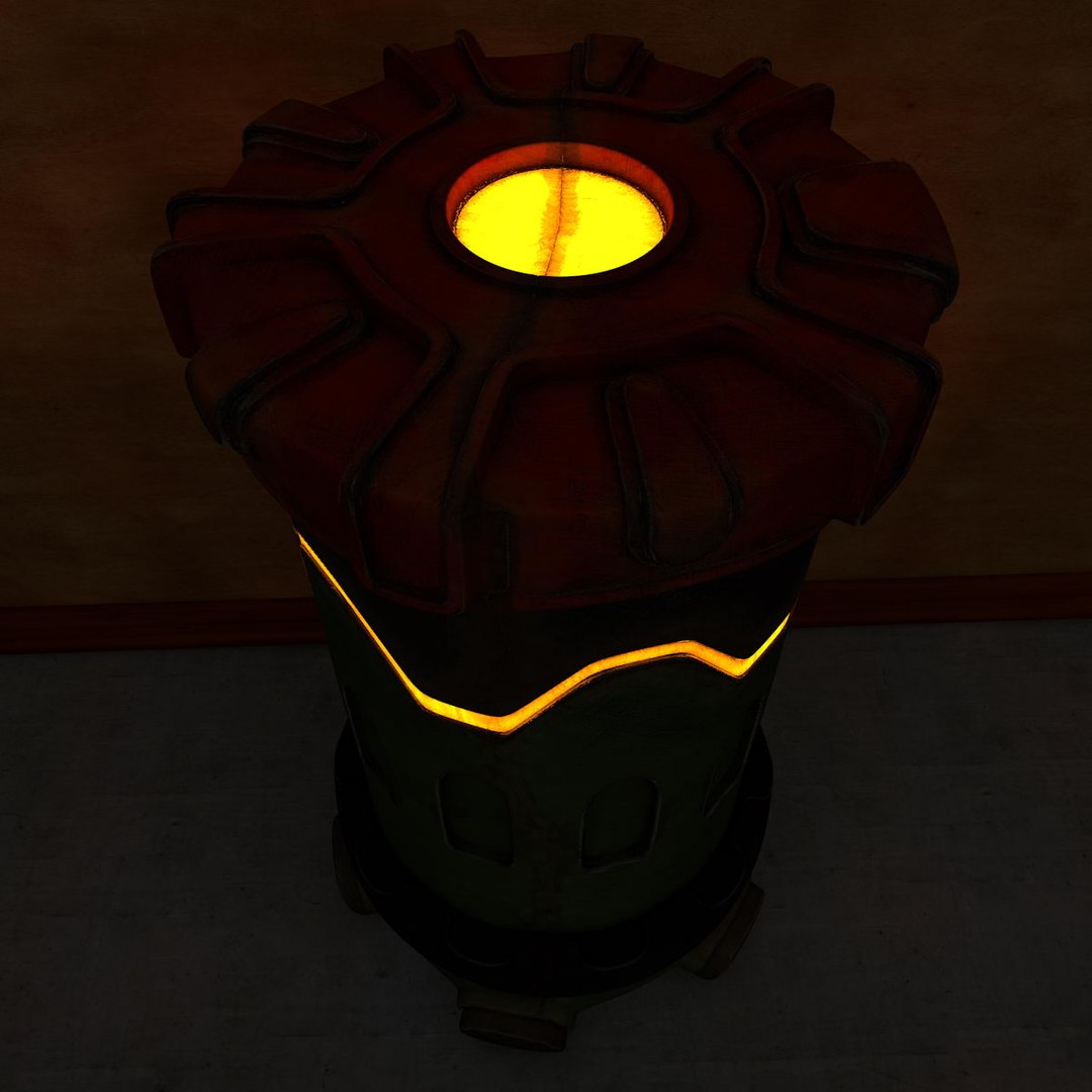 cylindric container 3d obj