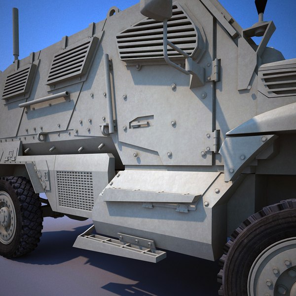 3d model maxxpro mrap armoured fighting vehicle
