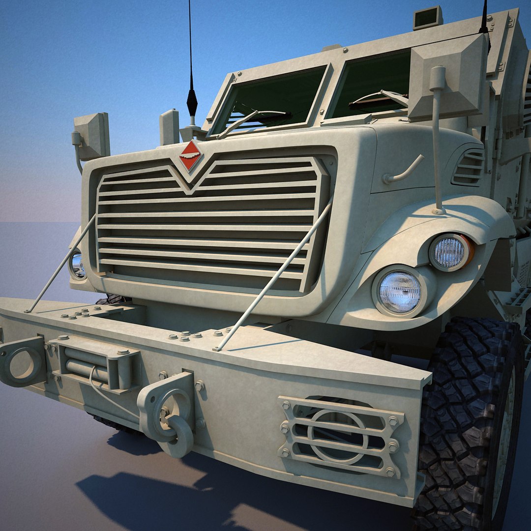 3d Model Maxxpro Mrap Armoured Fighting Vehicle