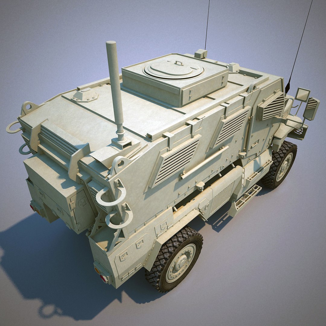 3d Model Maxxpro Mrap Armoured Fighting Vehicle