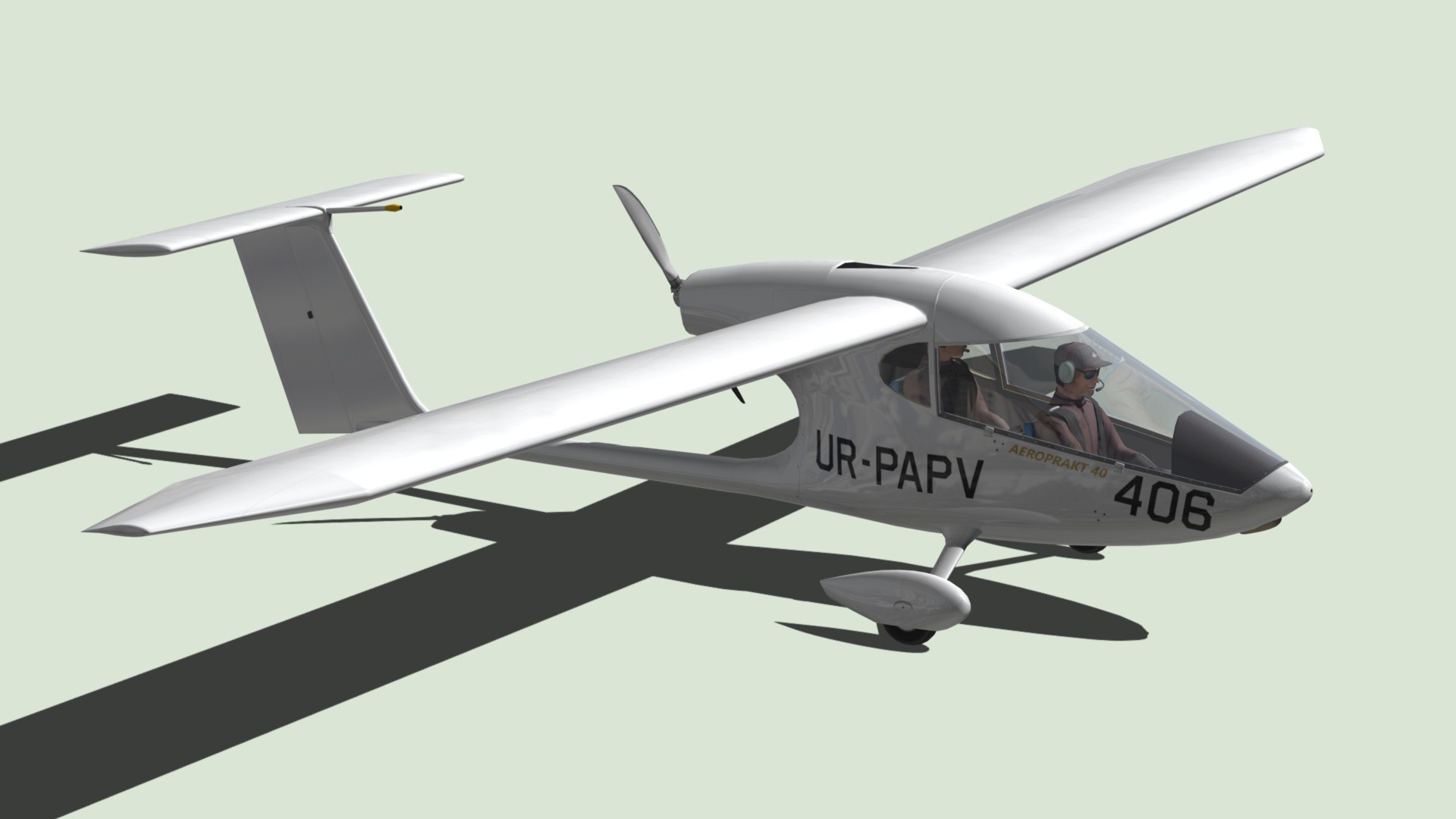 Aeroprakt A40 3D Model - TurboSquid 1452893