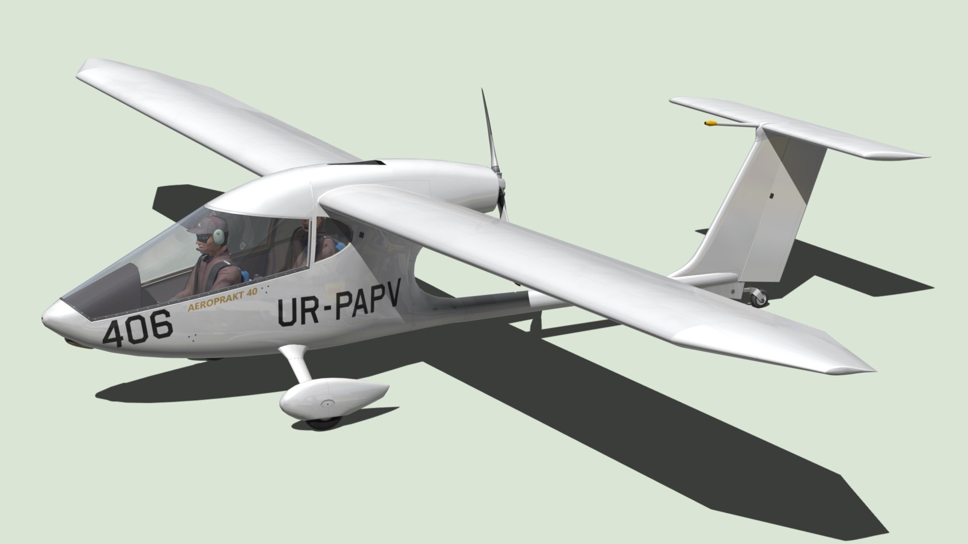 Aeroprakt A40 3D Model - TurboSquid 1452893