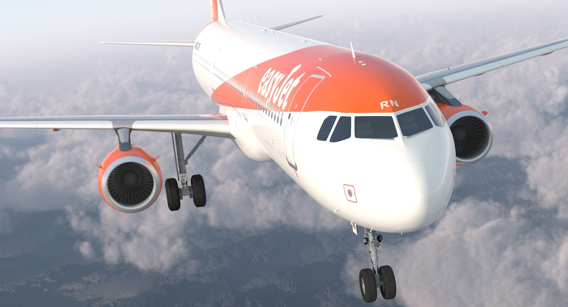 Airbus A321 Easyjet Airline 3D Model - TurboSquid 1272216