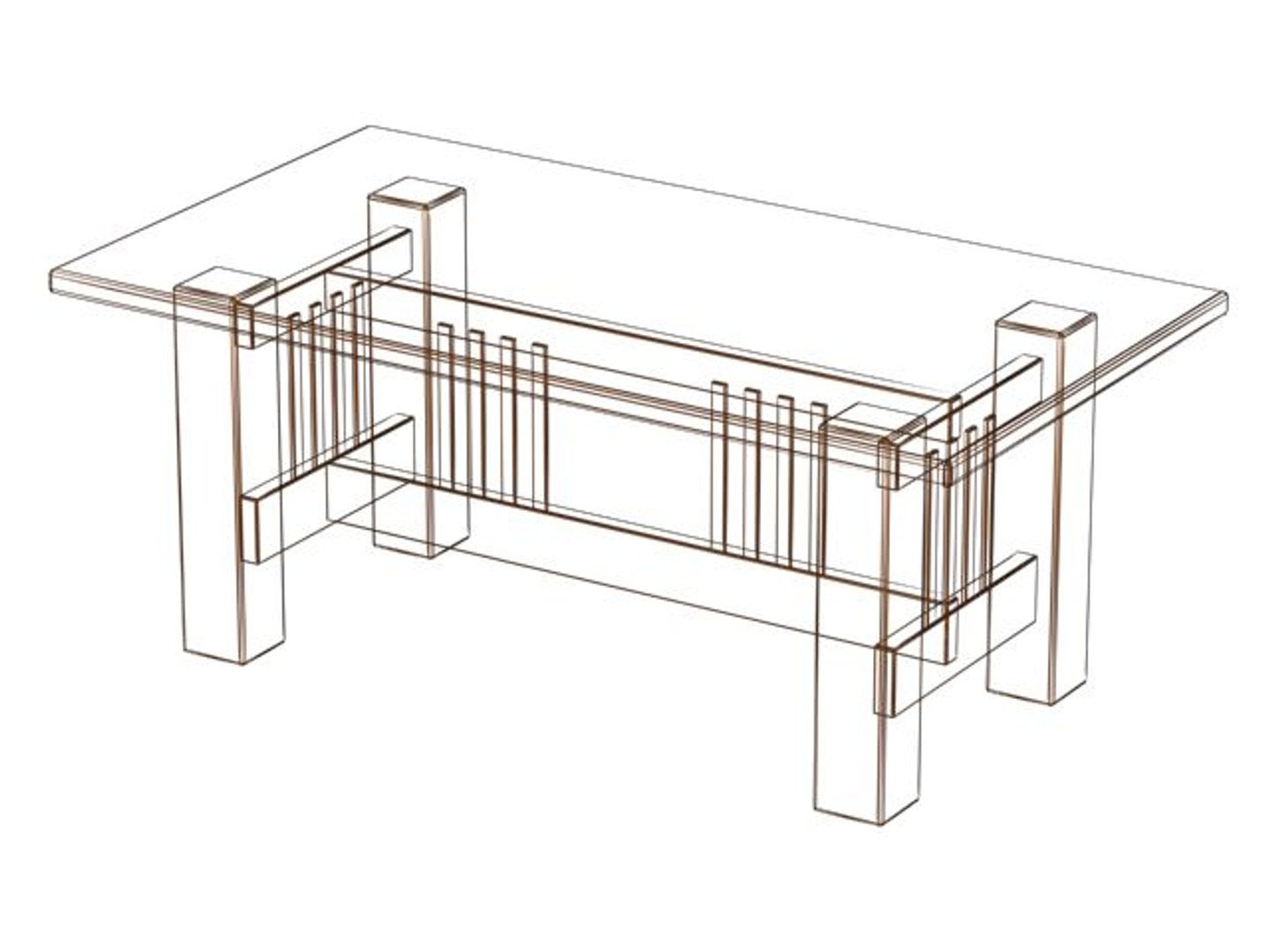 3ds max table