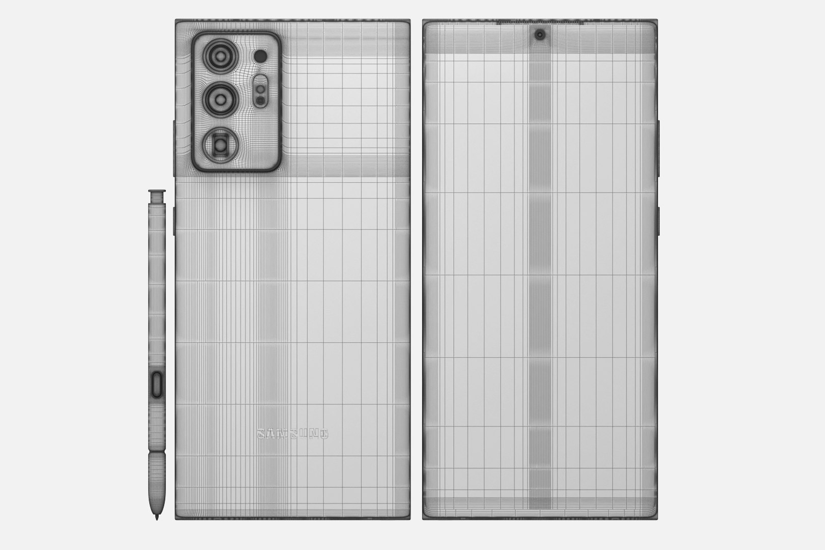 Samsung galaxy note 20 model - TurboSquid 1613740