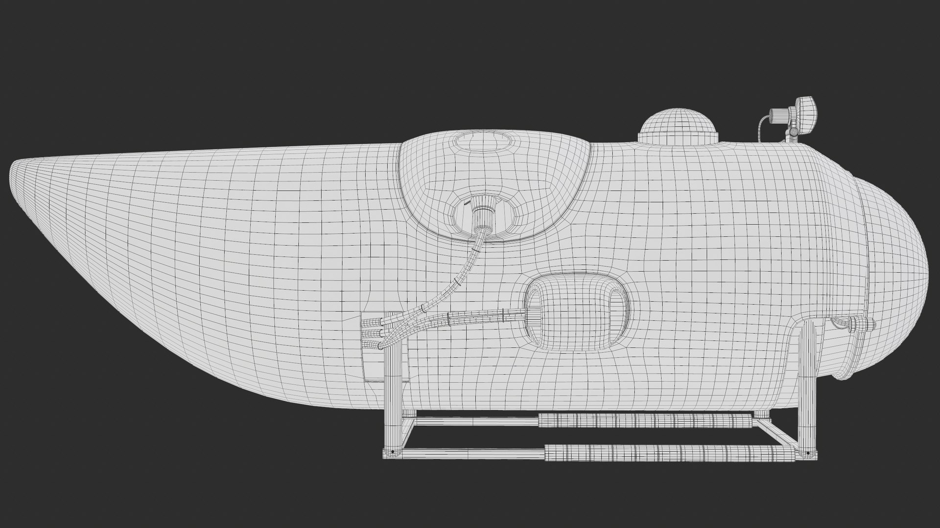 Submarine Touring Ocean Gate Cyclops PBR 3D model - TurboSquid 1754071