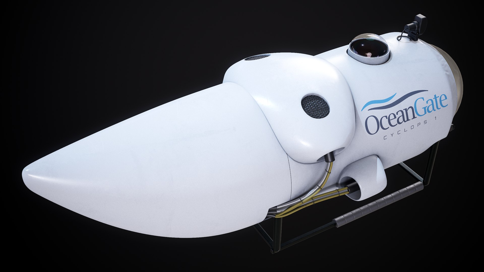 Submarine Touring Ocean Gate Cyclops PBR 3D model - TurboSquid 1754071