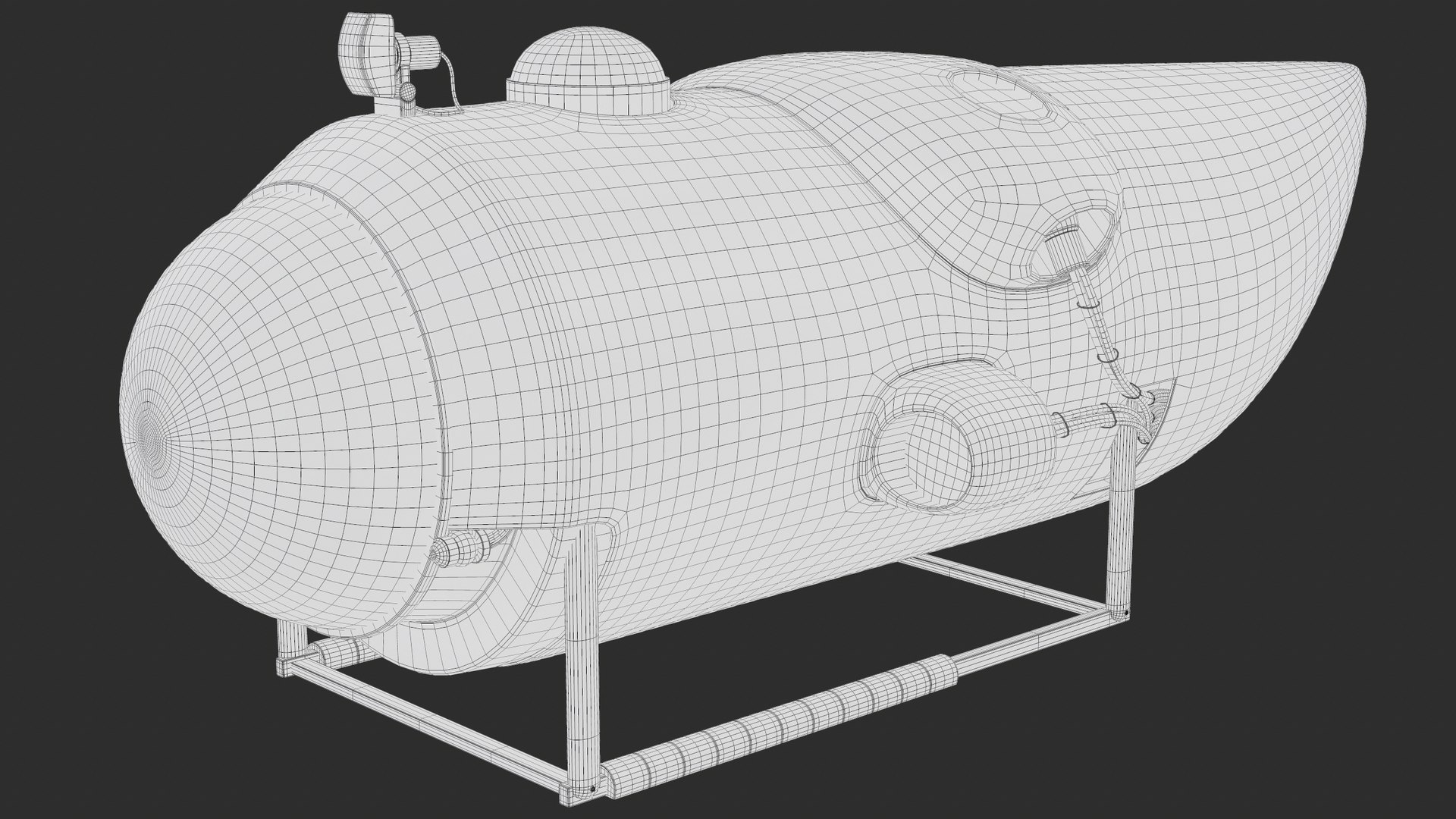 Submarine Touring Ocean Gate Cyclops PBR 3D model - TurboSquid 1754071