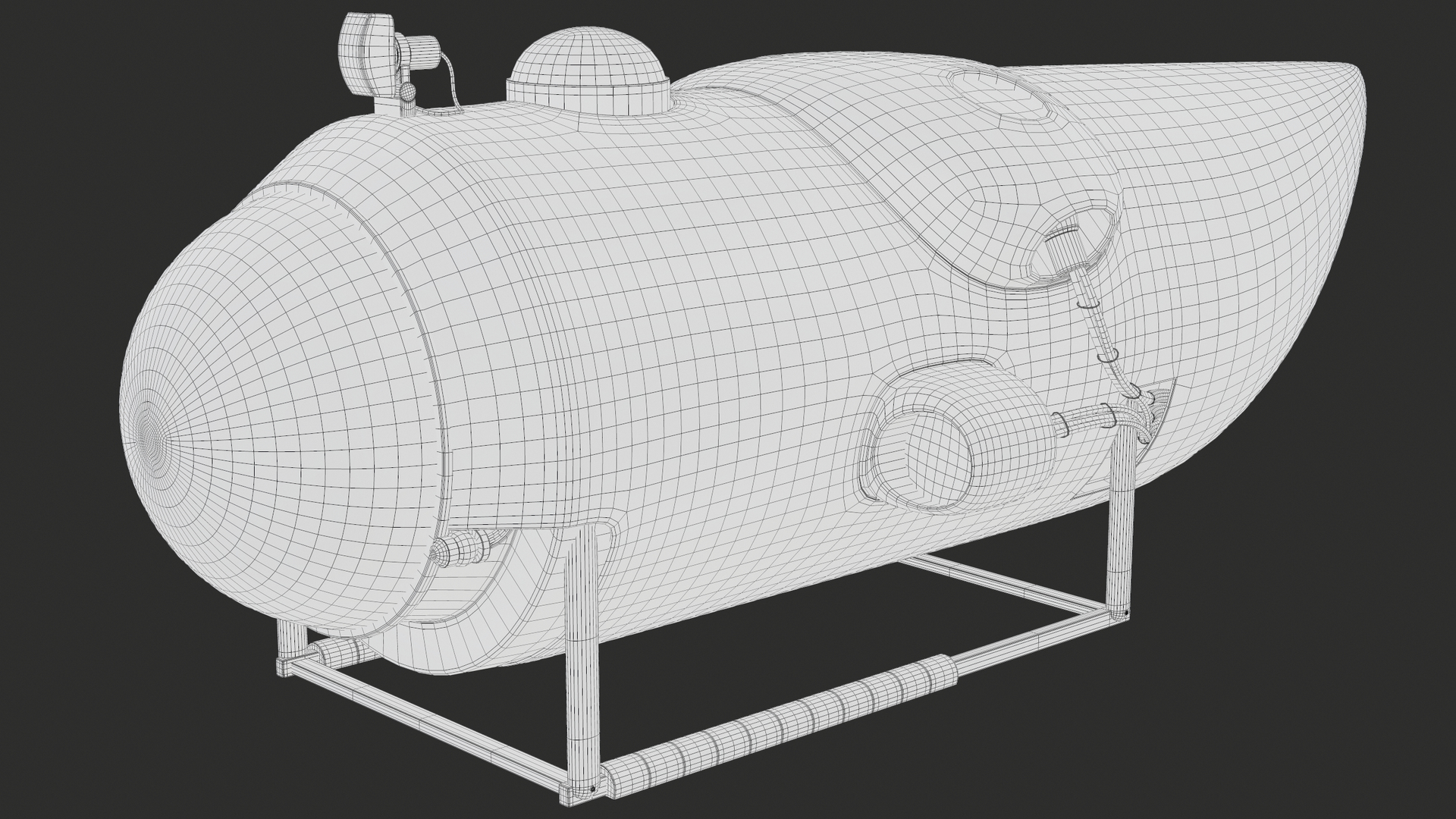 Submarine Touring Ocean Gate Cyclops PBR 3D model - TurboSquid 1754071