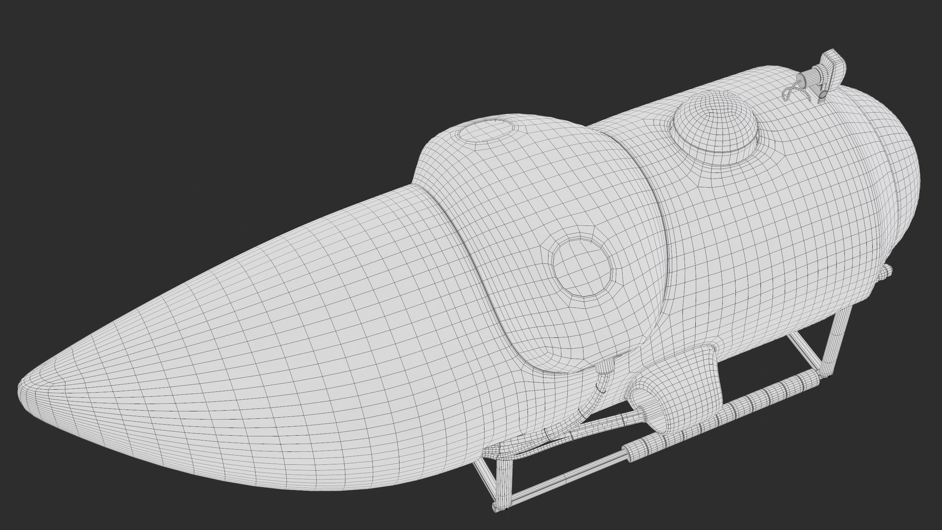 Submarine Touring Ocean Gate Cyclops PBR 3D model - TurboSquid 1754071