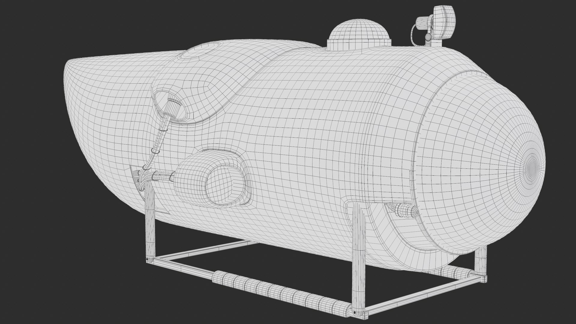 Submarine Touring Ocean Gate Cyclops PBR 3D model - TurboSquid 1754071