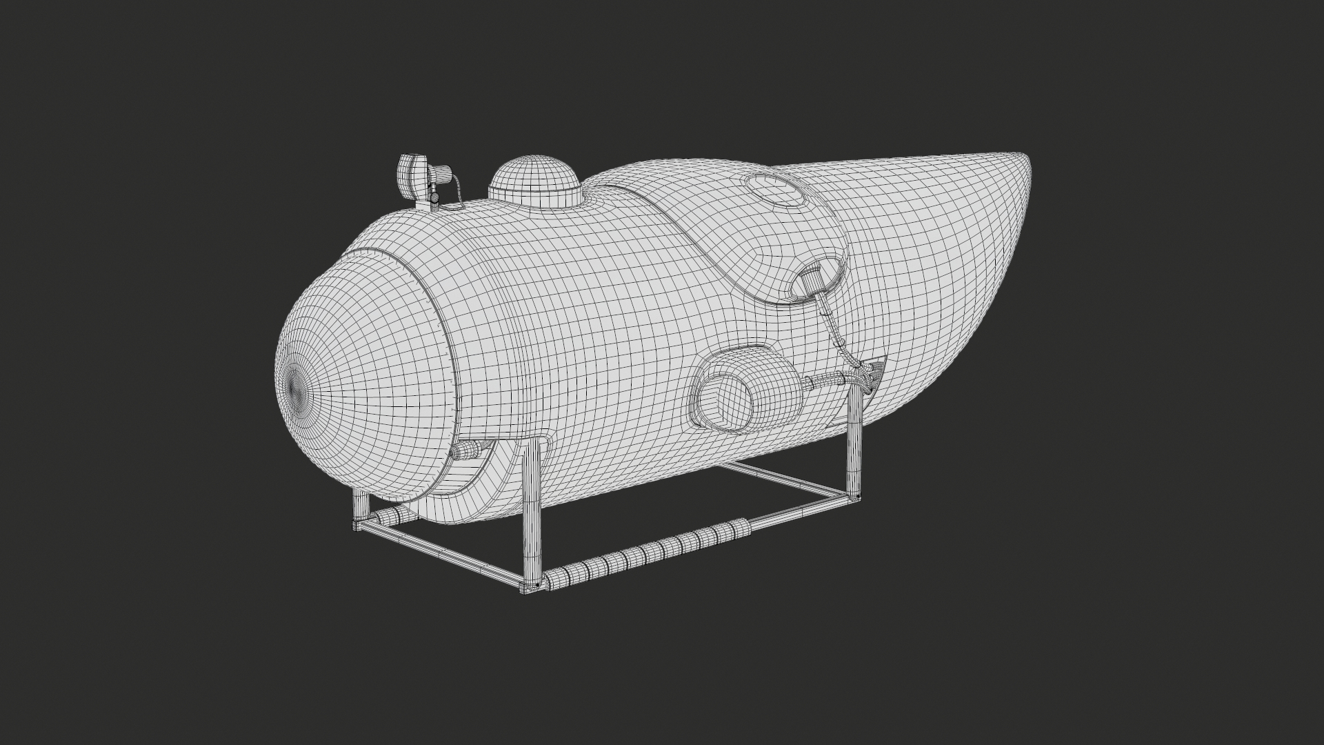 Submarine Touring Ocean Gate Cyclops PBR 3D Model - TurboSquid 1754071