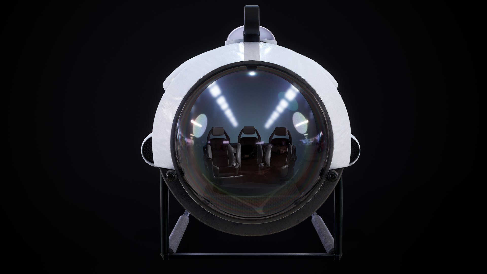 Submarine Touring Ocean Gate Cyclops PBR 3D model - TurboSquid 1754071