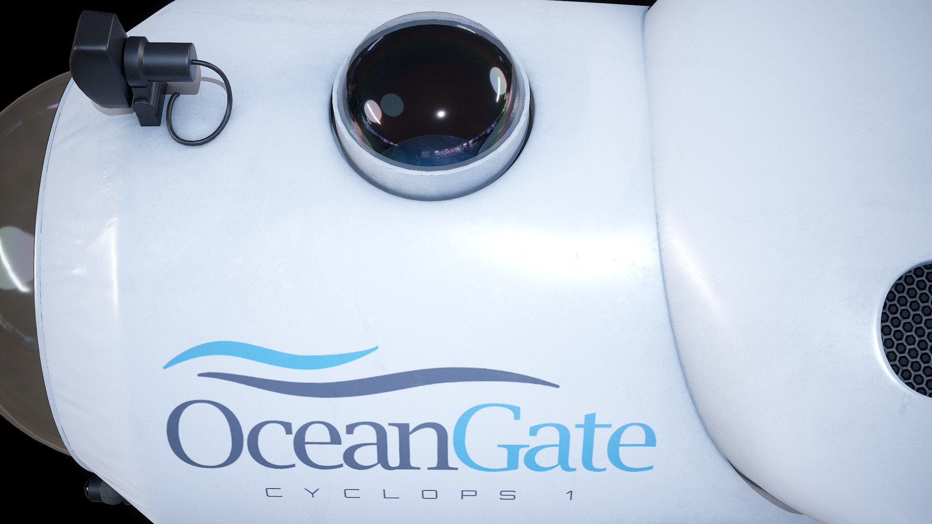 Submarine Touring Ocean Gate Cyclops PBR 3D model - TurboSquid 1754071