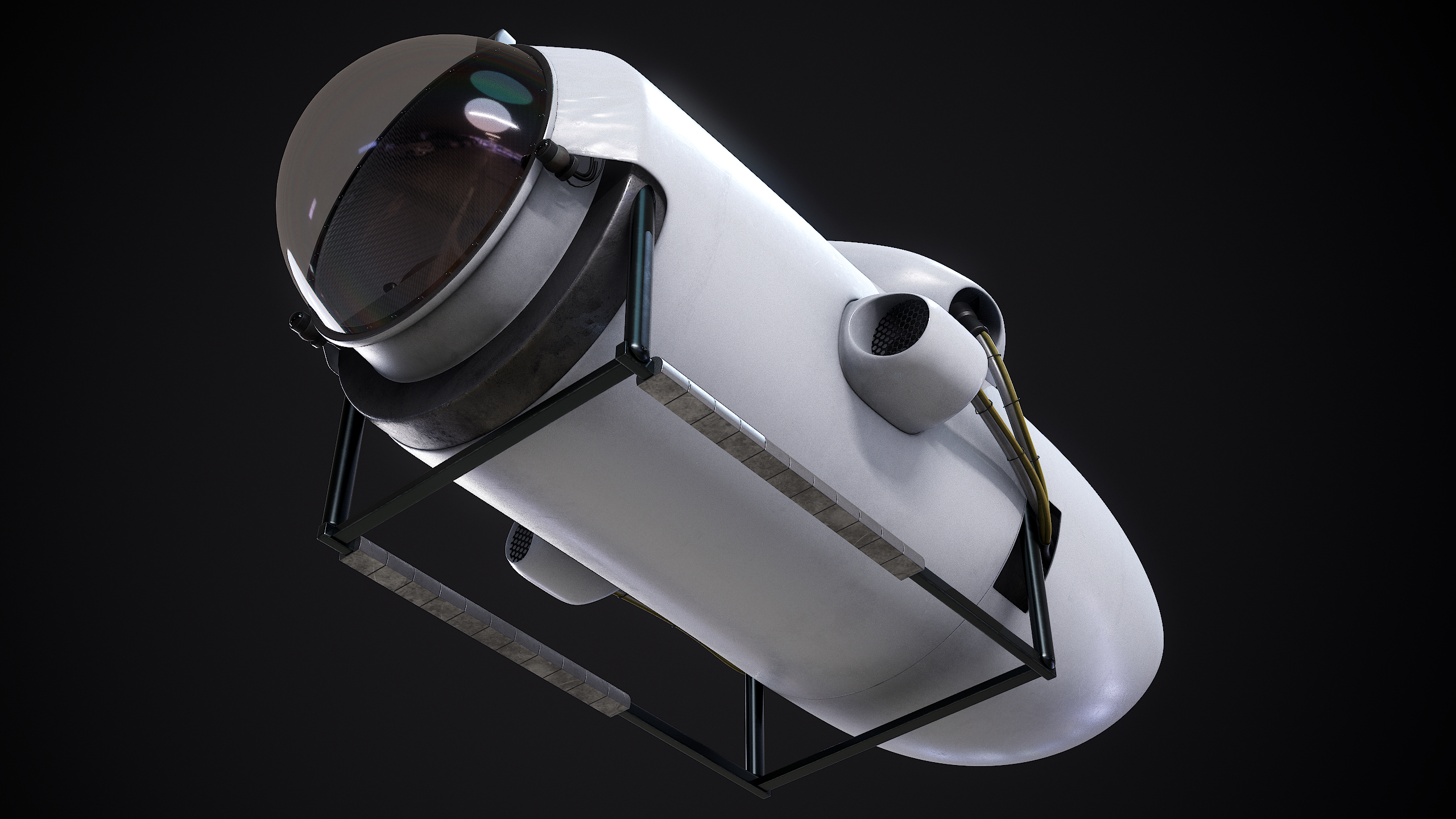 Submarine Touring Ocean Gate Cyclops PBR 3D model - TurboSquid 1754071