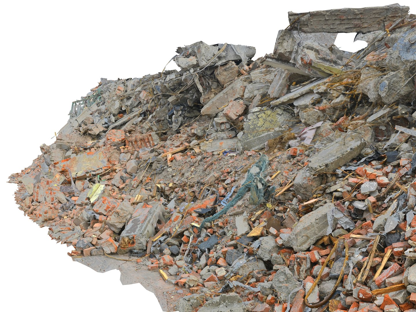 3D model barricade wall debris ultra - TurboSquid 1494394