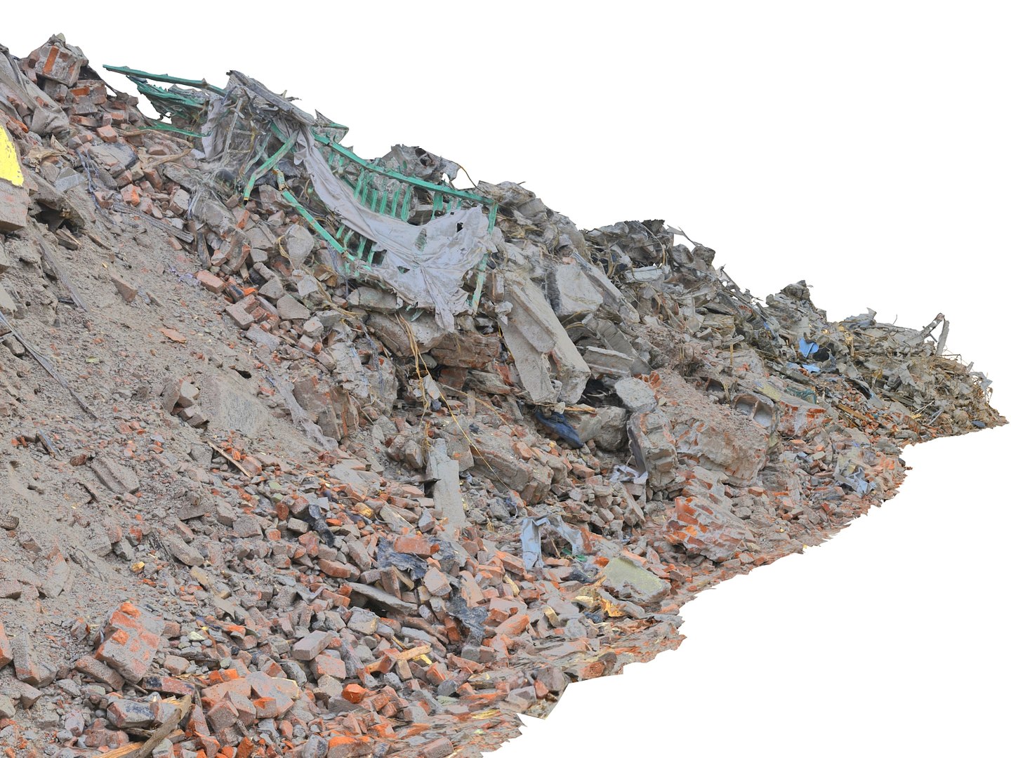 3D model barricade wall debris ultra - TurboSquid 1494394