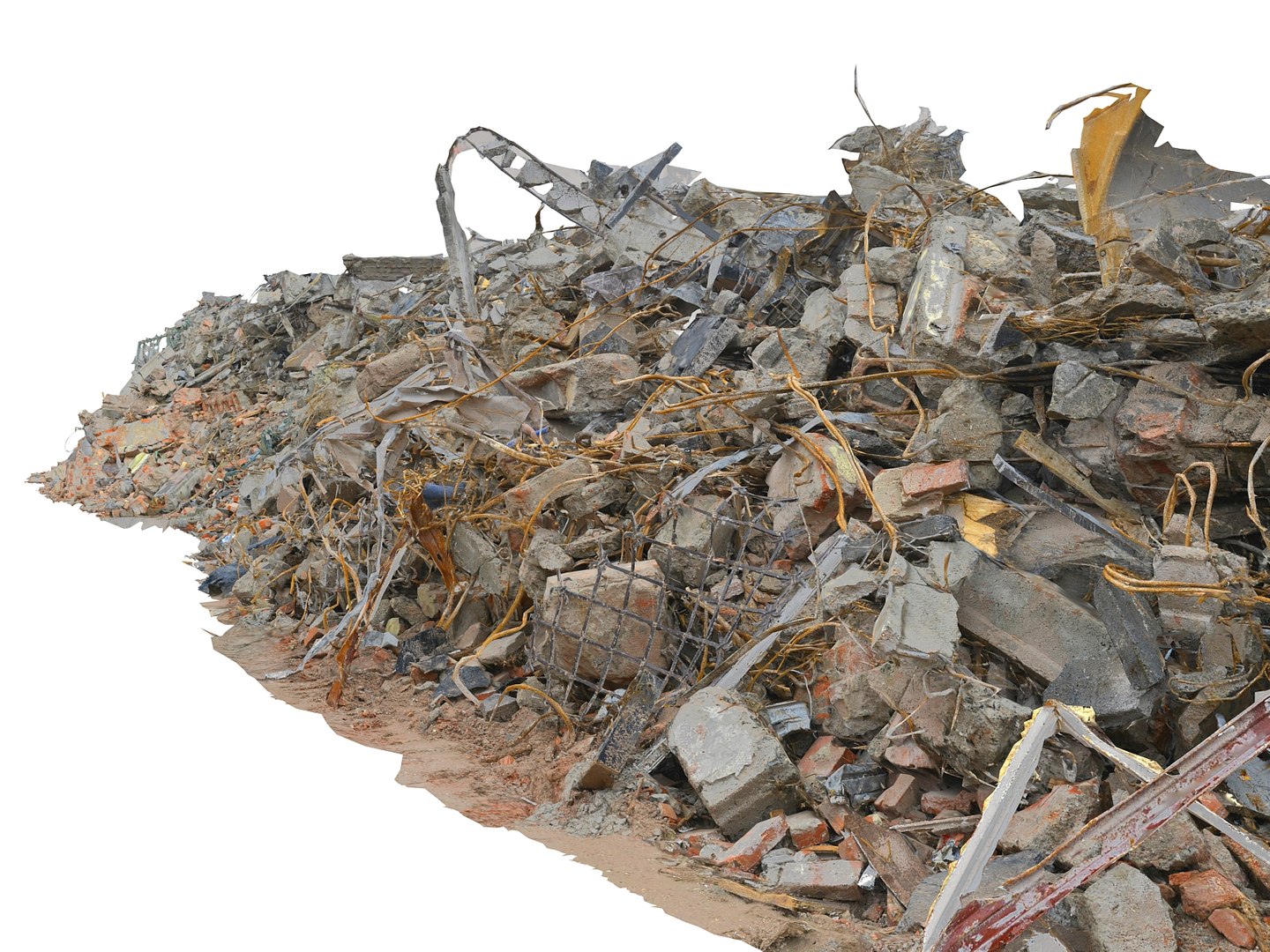 3D model barricade wall debris ultra - TurboSquid 1494394