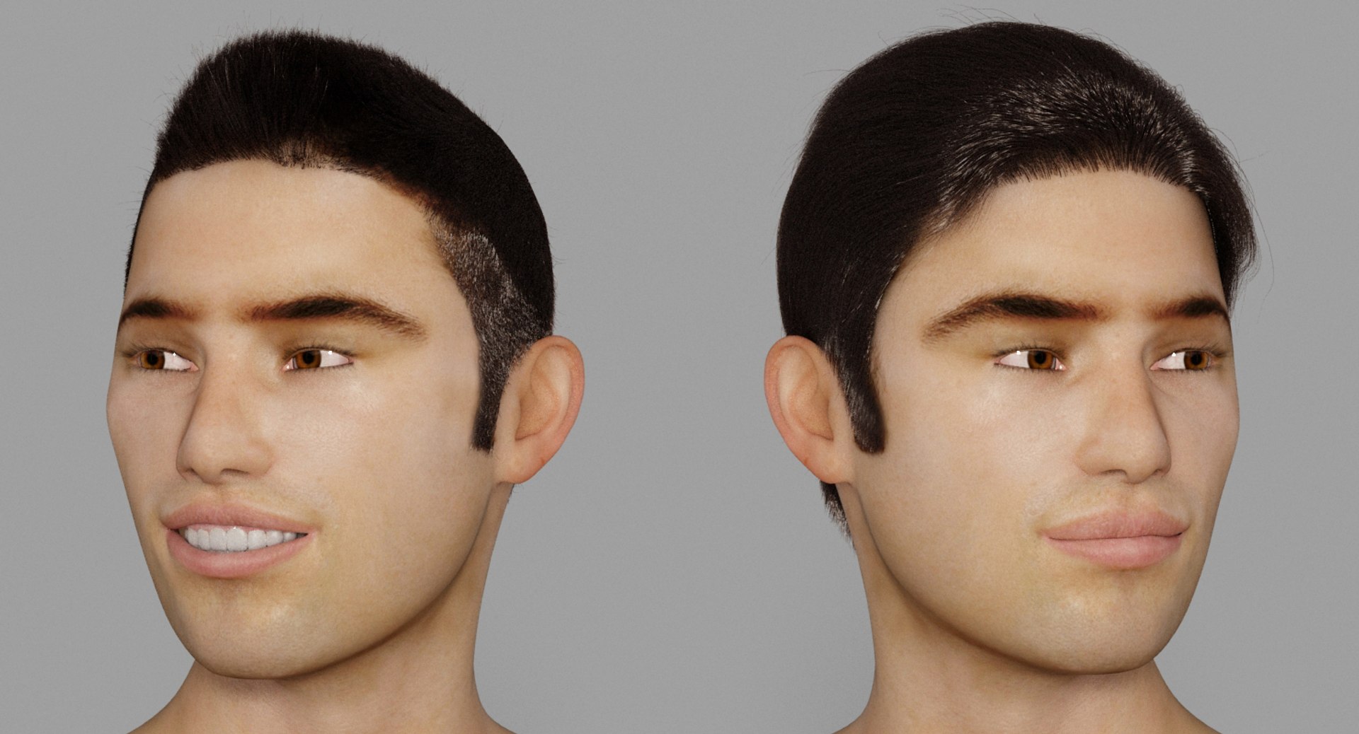 realistical football player rig 3d obj