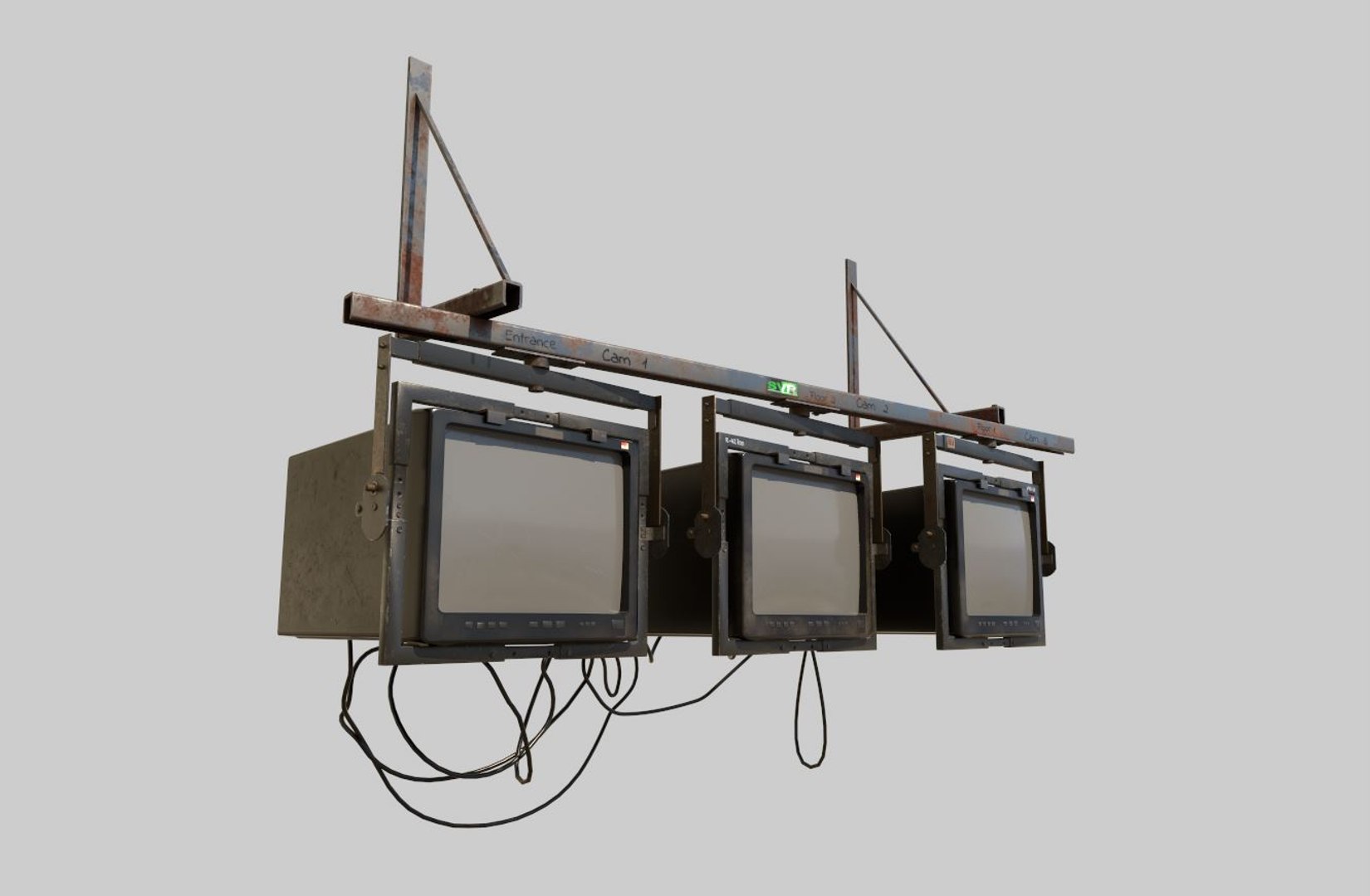 Security Monitors 3D Model - TurboSquid 1827322