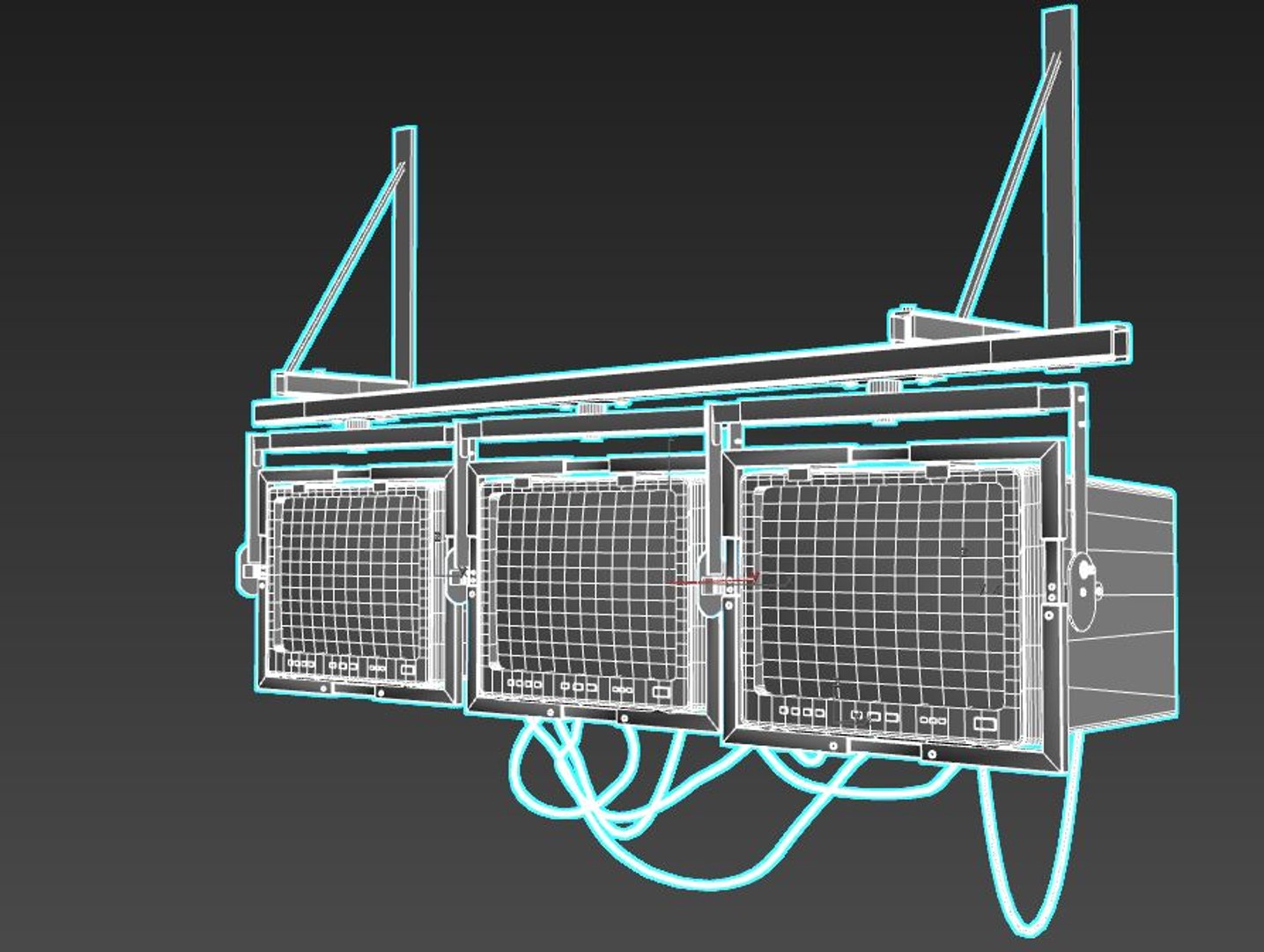 Security Monitors 3D Model - TurboSquid 1827322