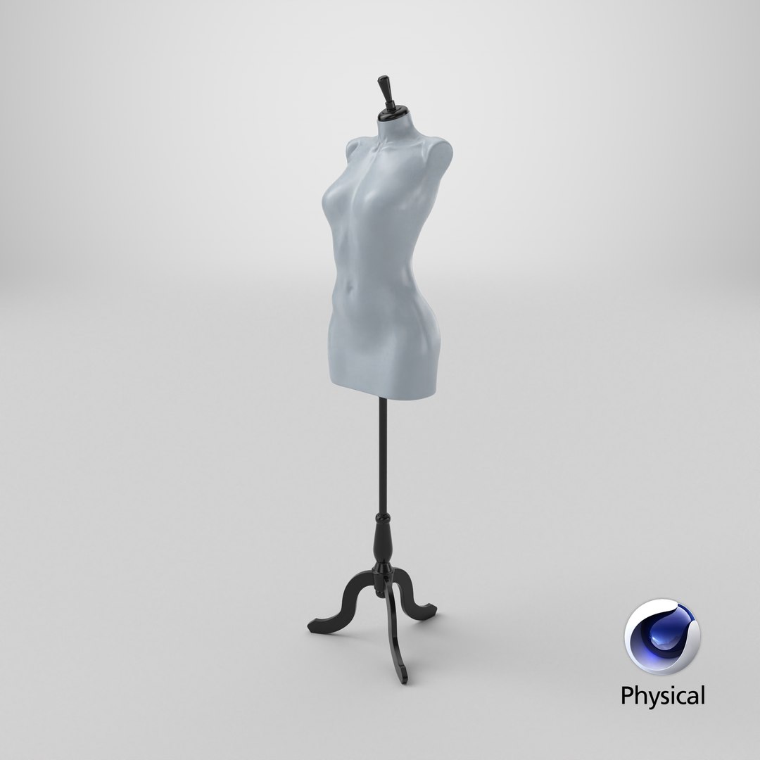 Mannequin Female Torso V1a 3D - TurboSquid 2024457