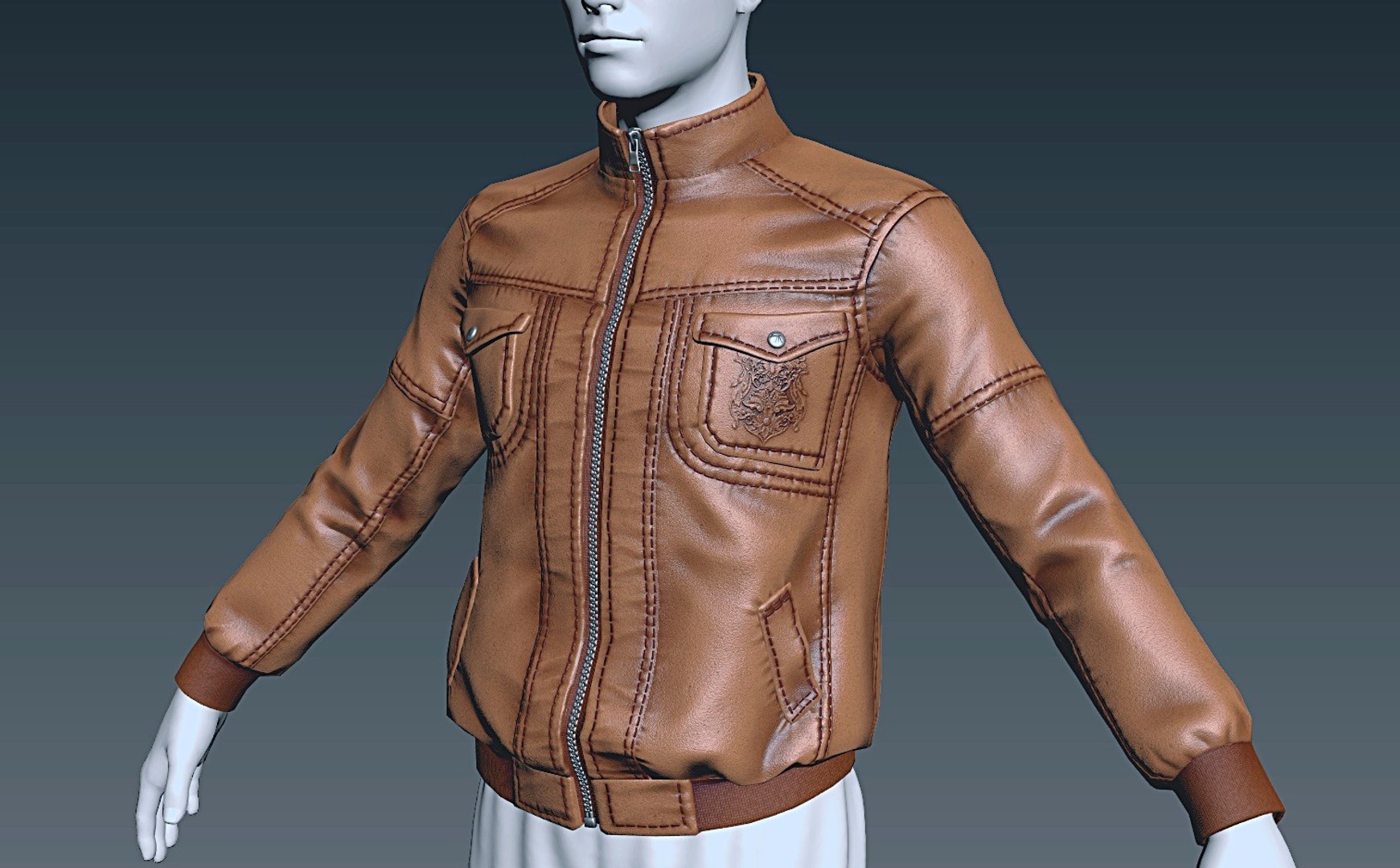 3D Jacket Animation Model - TurboSquid 1416753