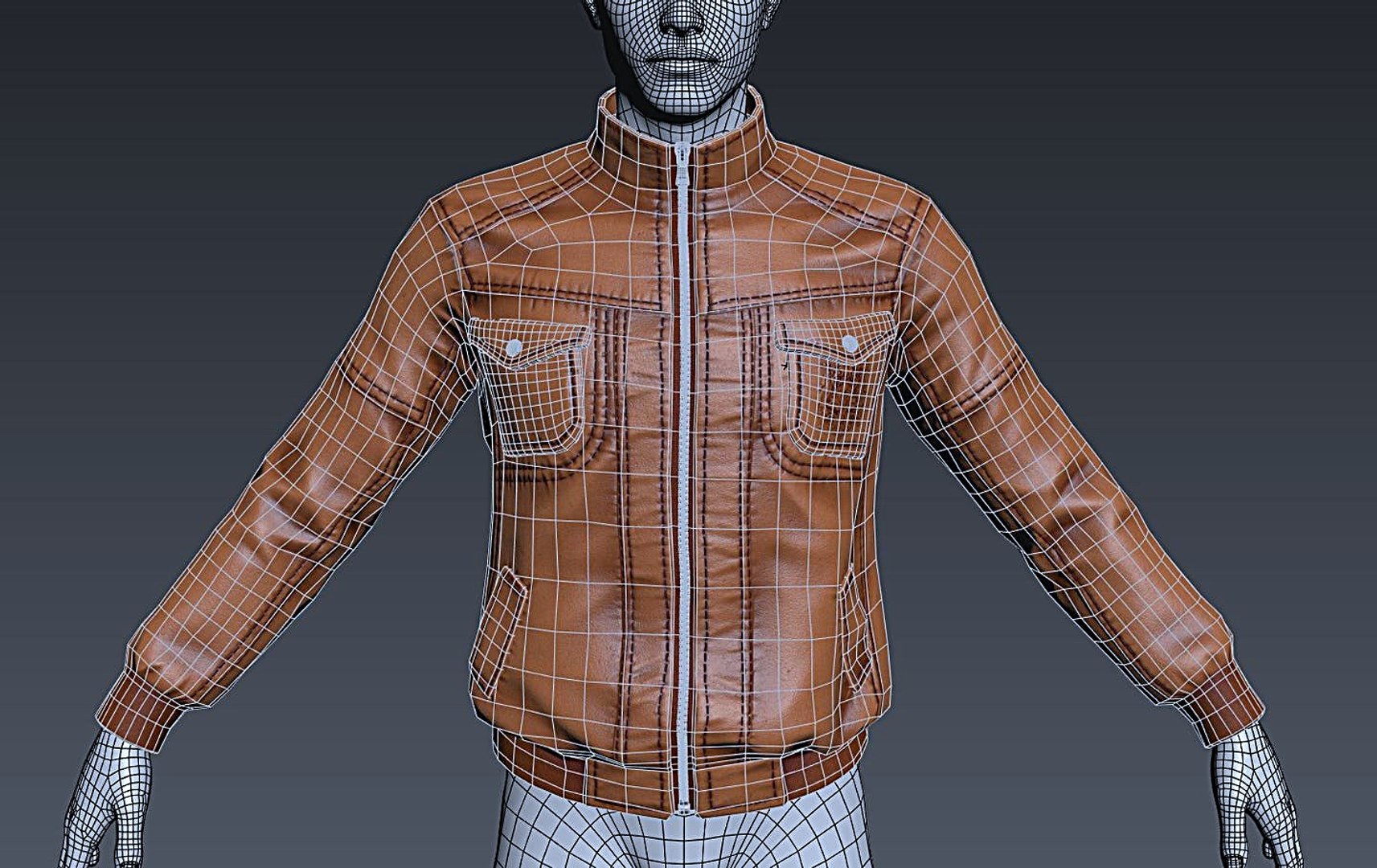 3D Jacket Animation Model - TurboSquid 1416753