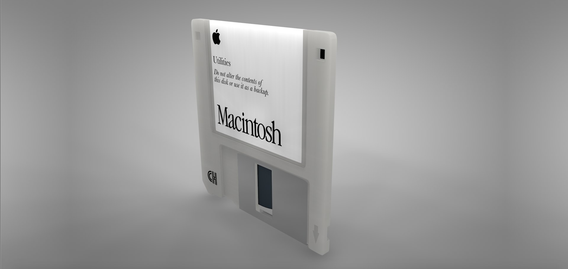 Apple Macintosh Floppy Disk 3D Model - TurboSquid 1414920
