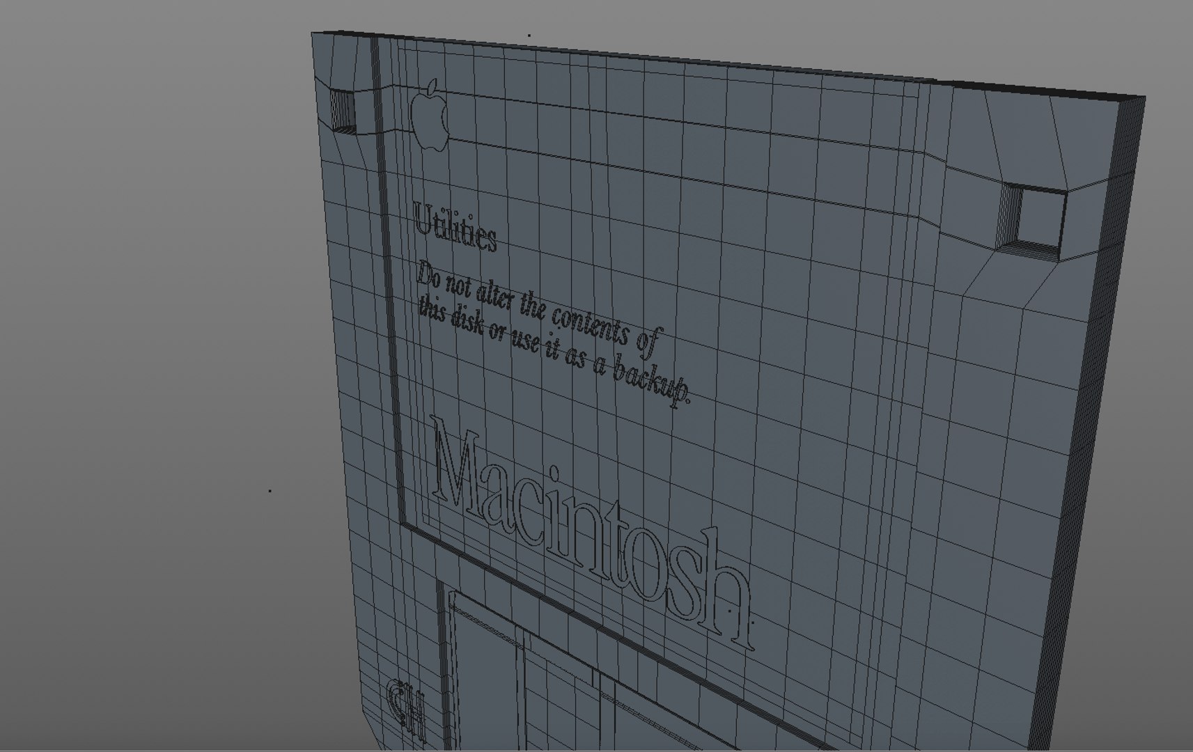 Apple Macintosh Floppy Disk 3D Model - TurboSquid 1414920