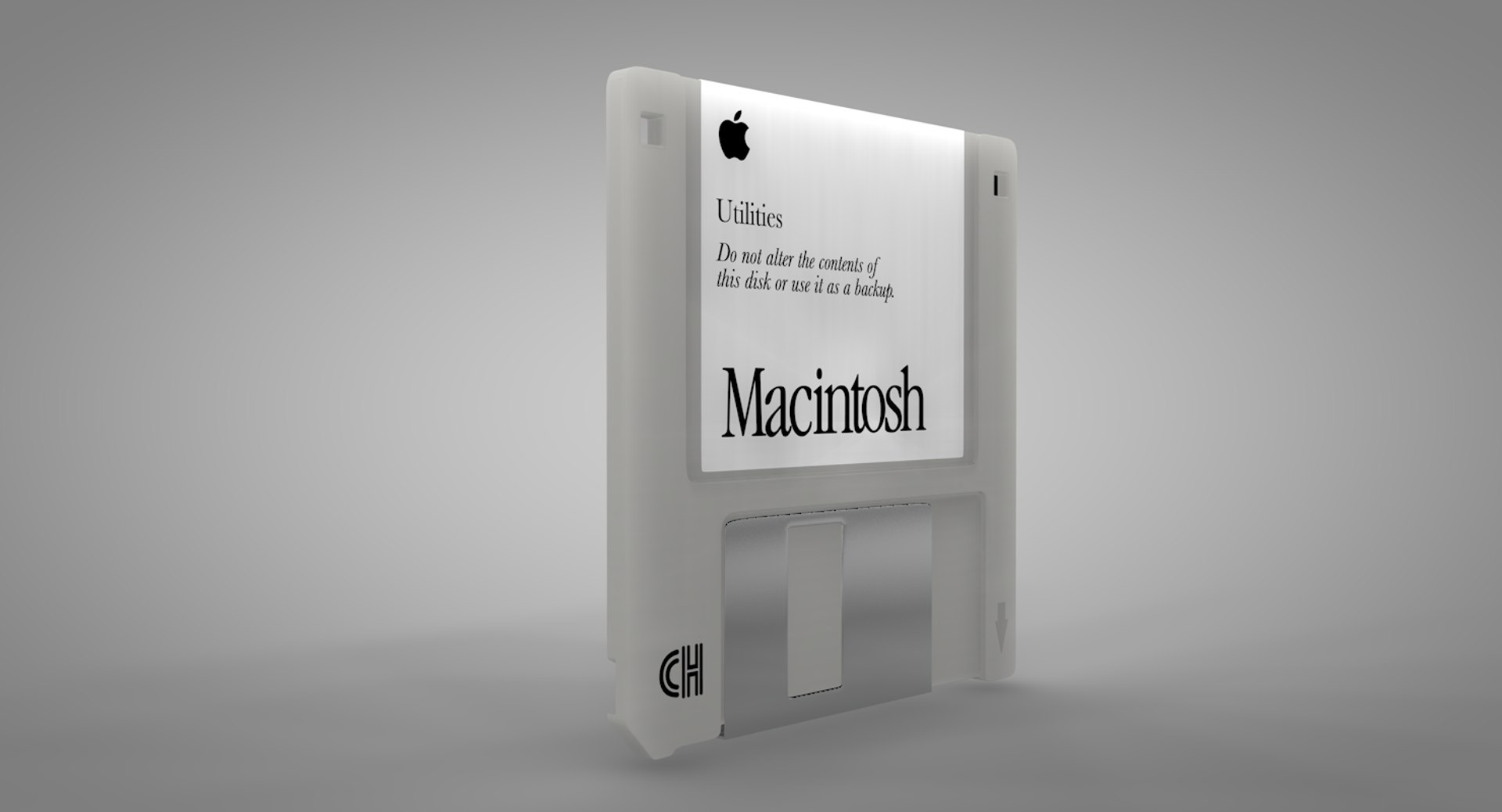 Apple Macintosh Floppy Disk 3D Model - TurboSquid 1414920