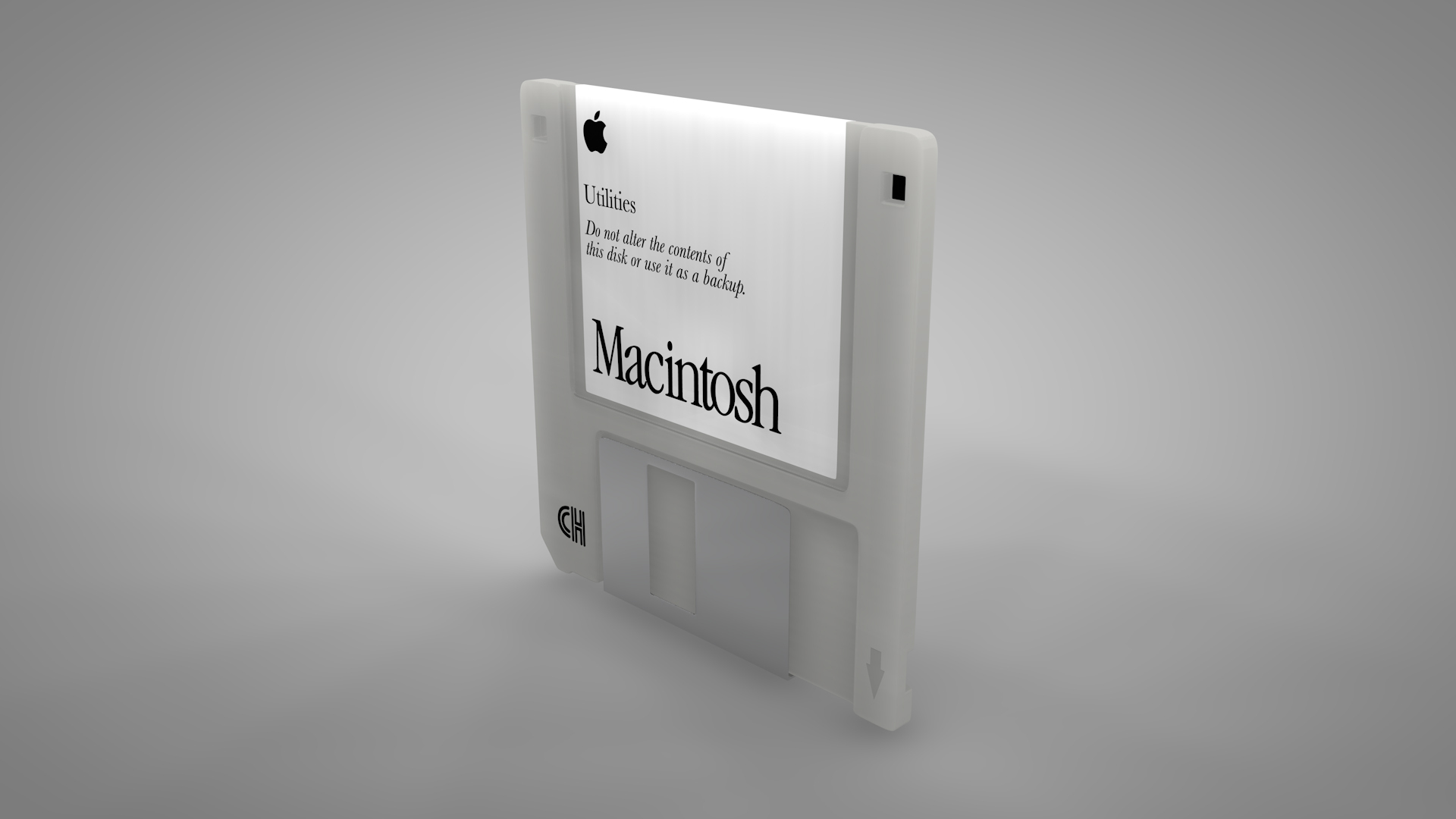 Apple Macintosh Floppy Disk 3D Model - TurboSquid 1414920